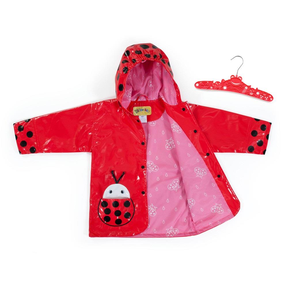 Kidorable Ladybug Raincoat Childrens Kids Ladybird Red Waterproof Rain ...