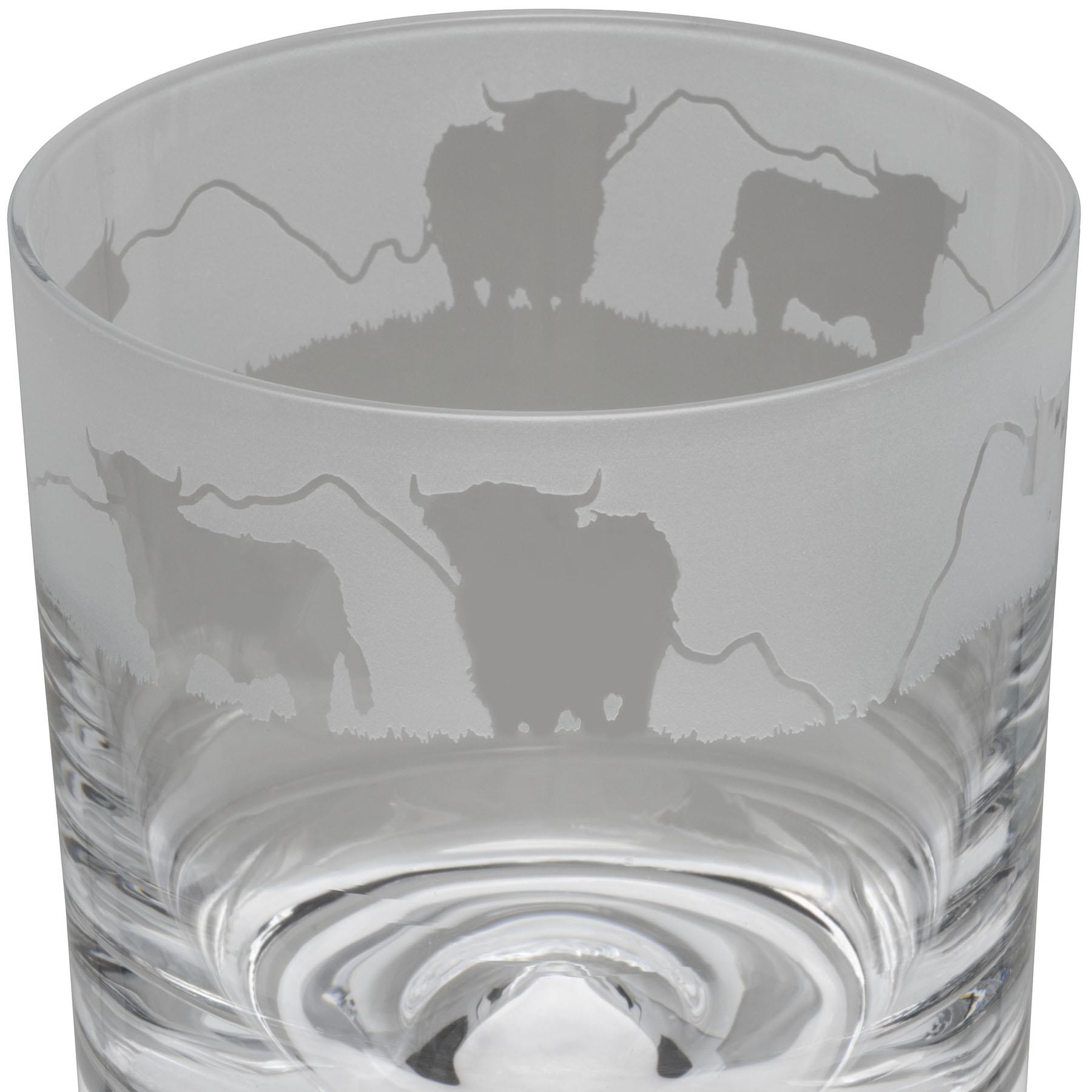 Animo Highland Cow Whiskey Glass Engraved Tumbler Whisky Glasses Gift Boxed 5035221009353 | eBay