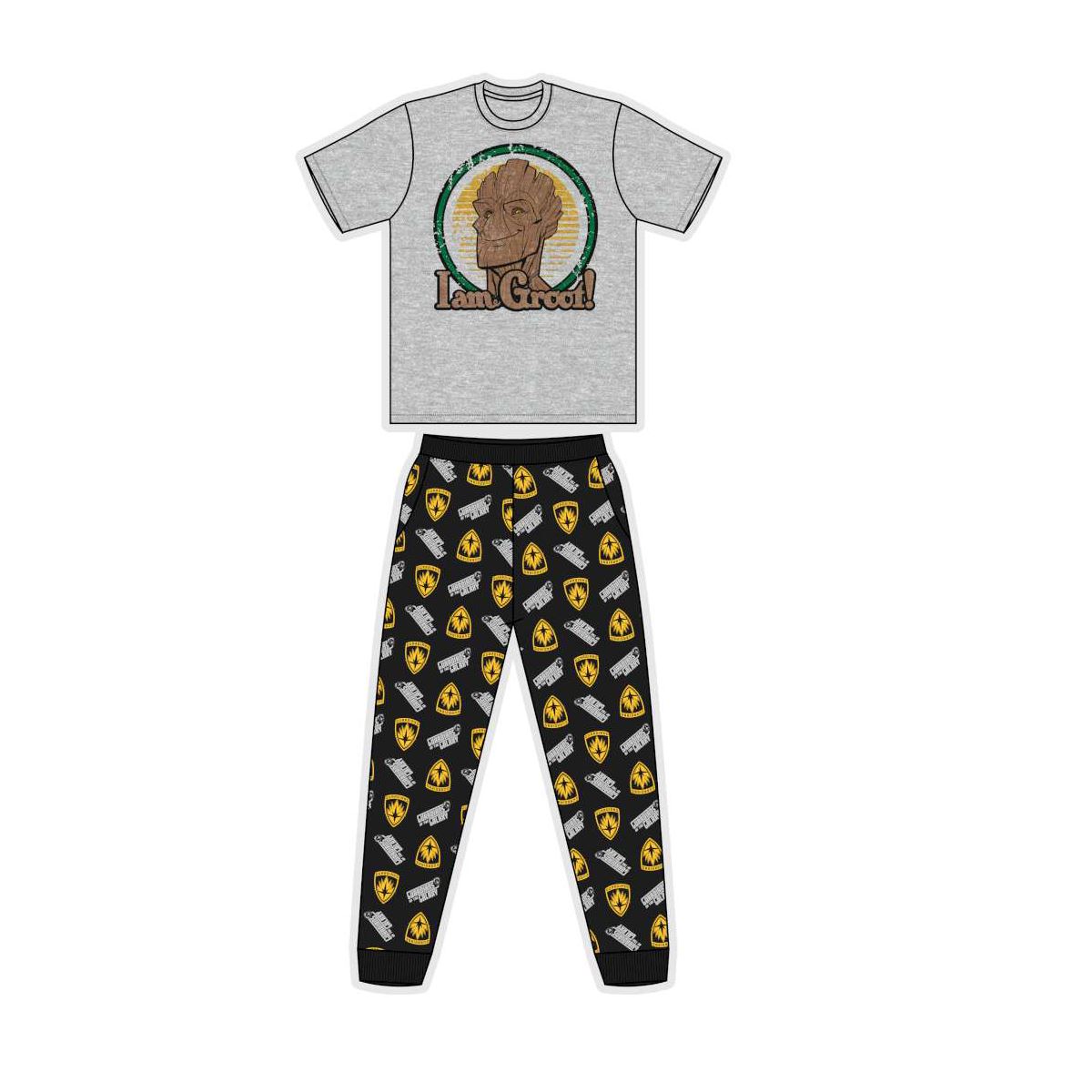 Mens/Boys Character Pyjamas PJ Set Jersey Cotton Size S,M,L,XL | eBay