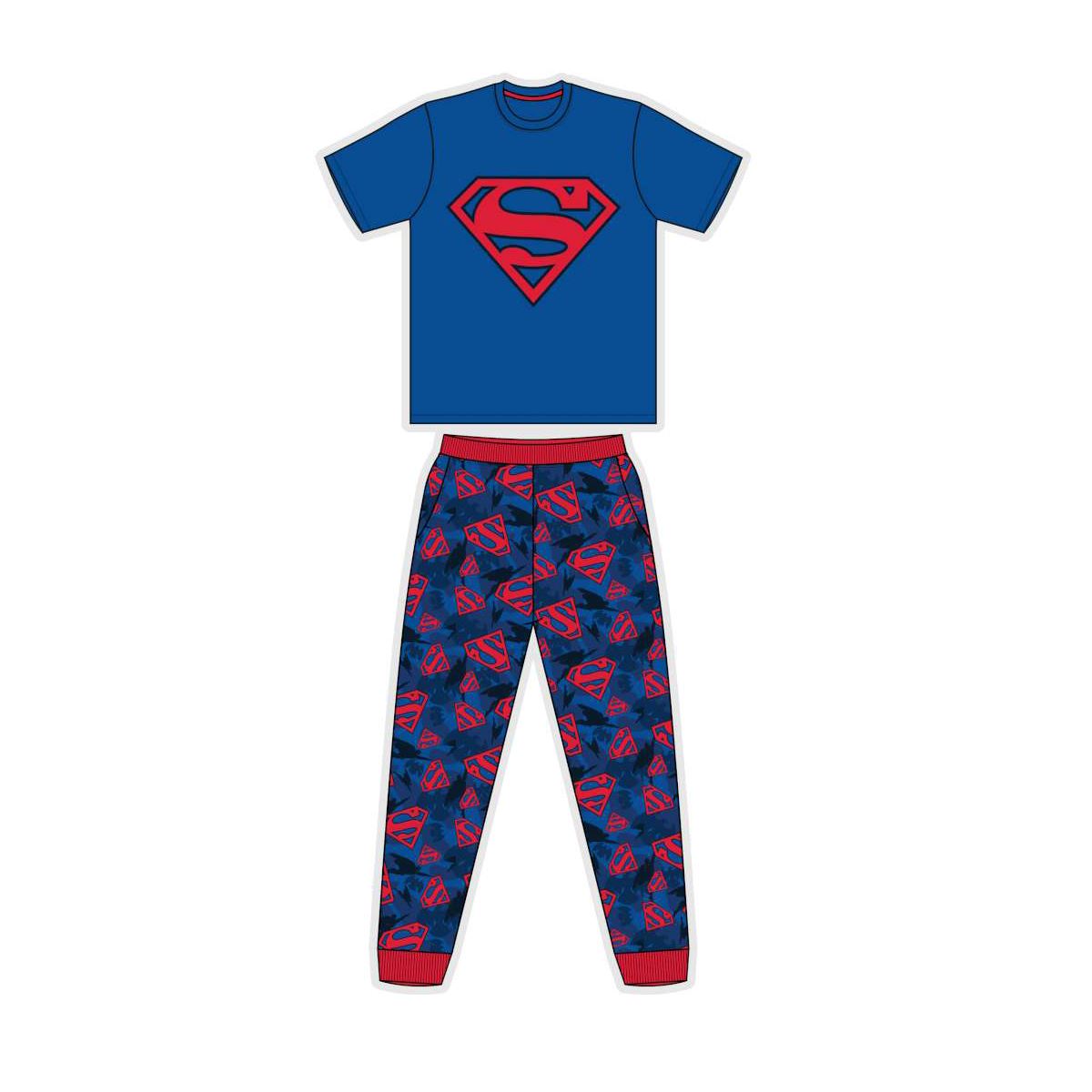 Mens/Boys Character Pyjamas PJ Set Jersey Cotton Size S,M,L,XL | eBay
