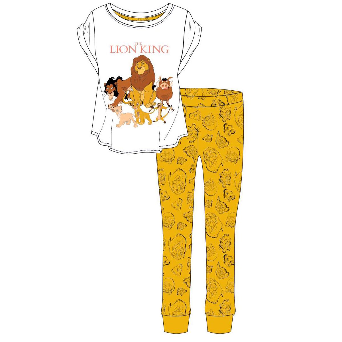 Ladies/Girls Character Pyjamas PJ Set Jersey Cotton Size 8,10,12,14,16 ...