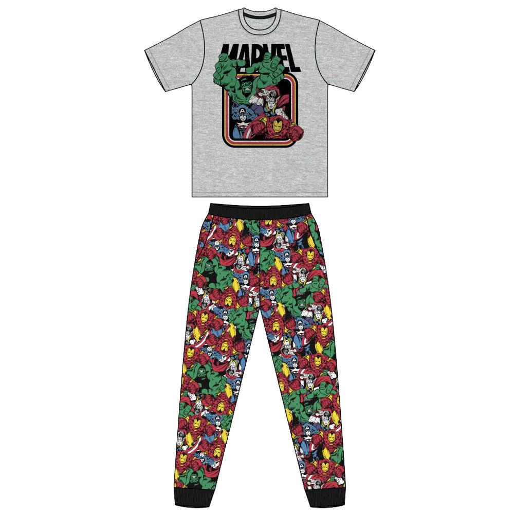 Mens/Boys Character Pyjamas PJ Set Jersey Cotton Size S,M,L,XL | eBay