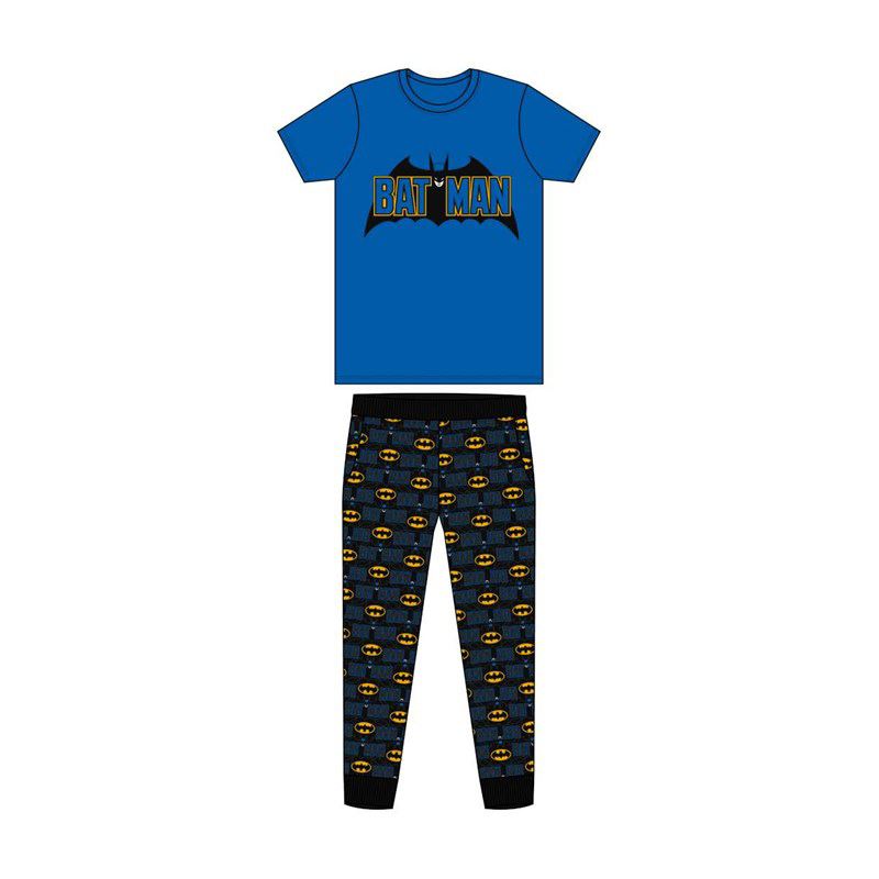 Mens/Boys Character Pyjamas PJ Set Jersey Cotton Size S,M,L,XL | eBay