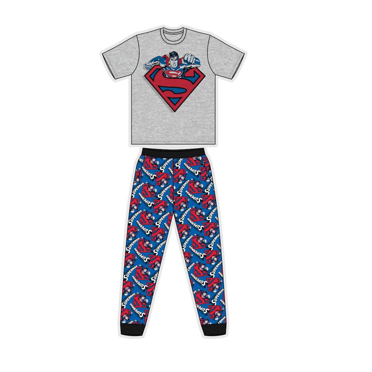 Mens/Boys Character Pyjamas PJ Set Jersey Cotton Size S,M,L,XL | eBay