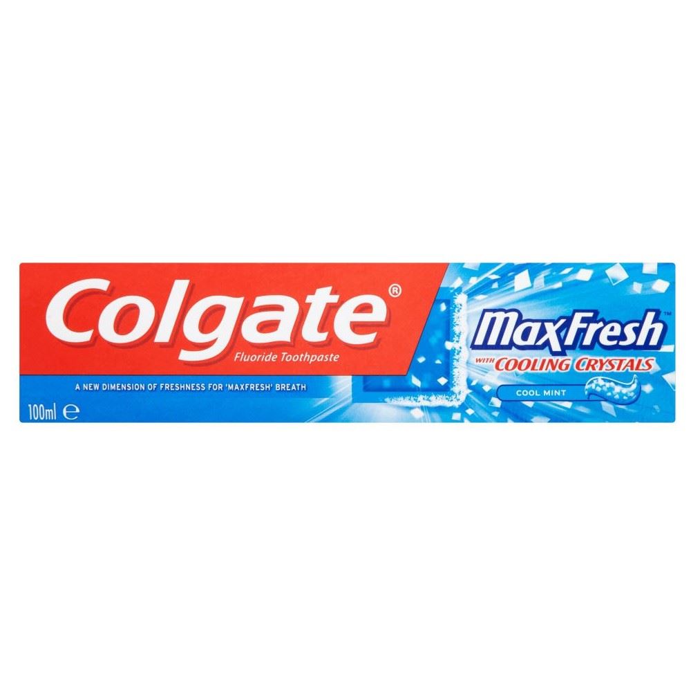 Colgate Max Fresh Cool Mint Toothpaste Tube (100ml) 721865158193 | eBay