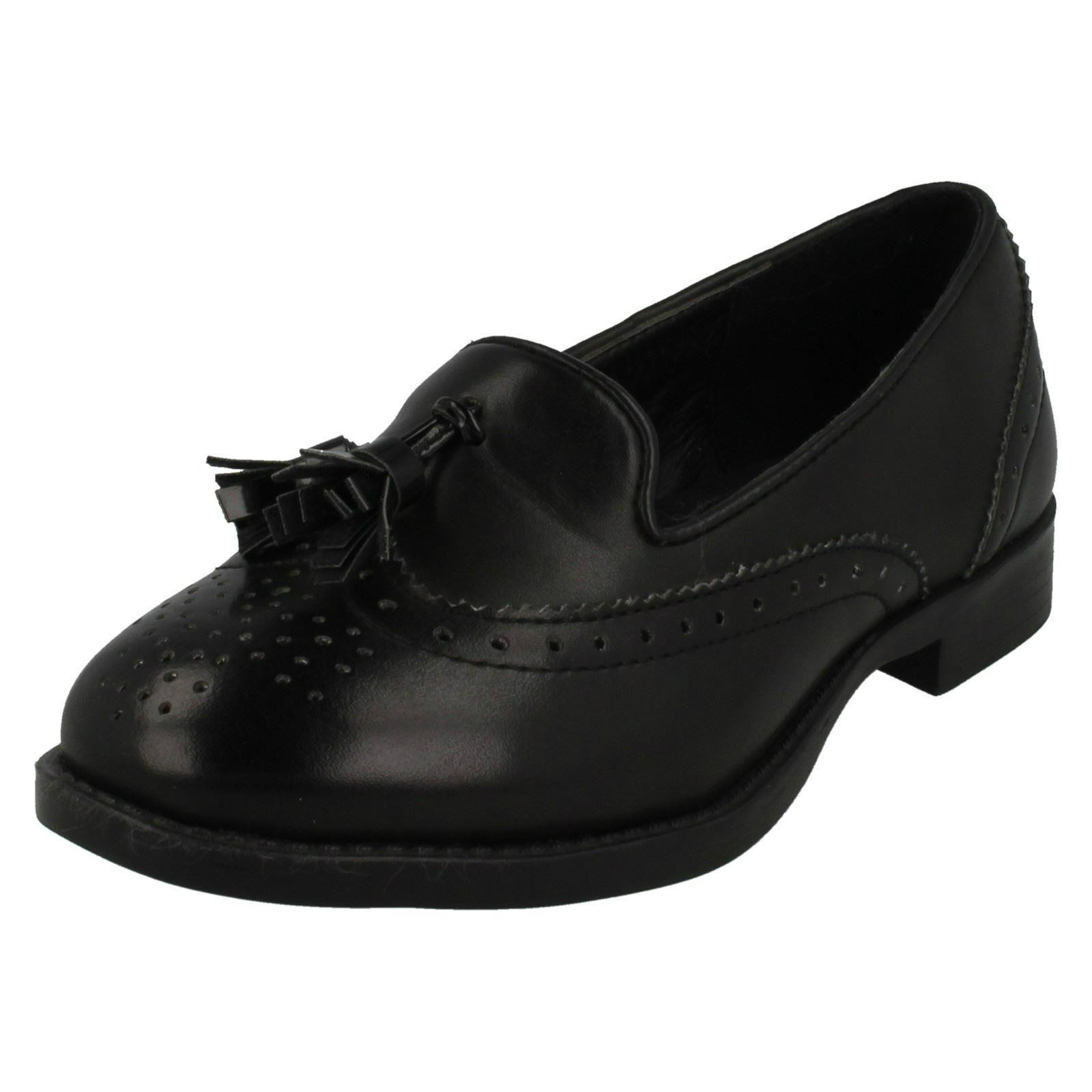 Girls Spot On Brogue School Shoes | eBay