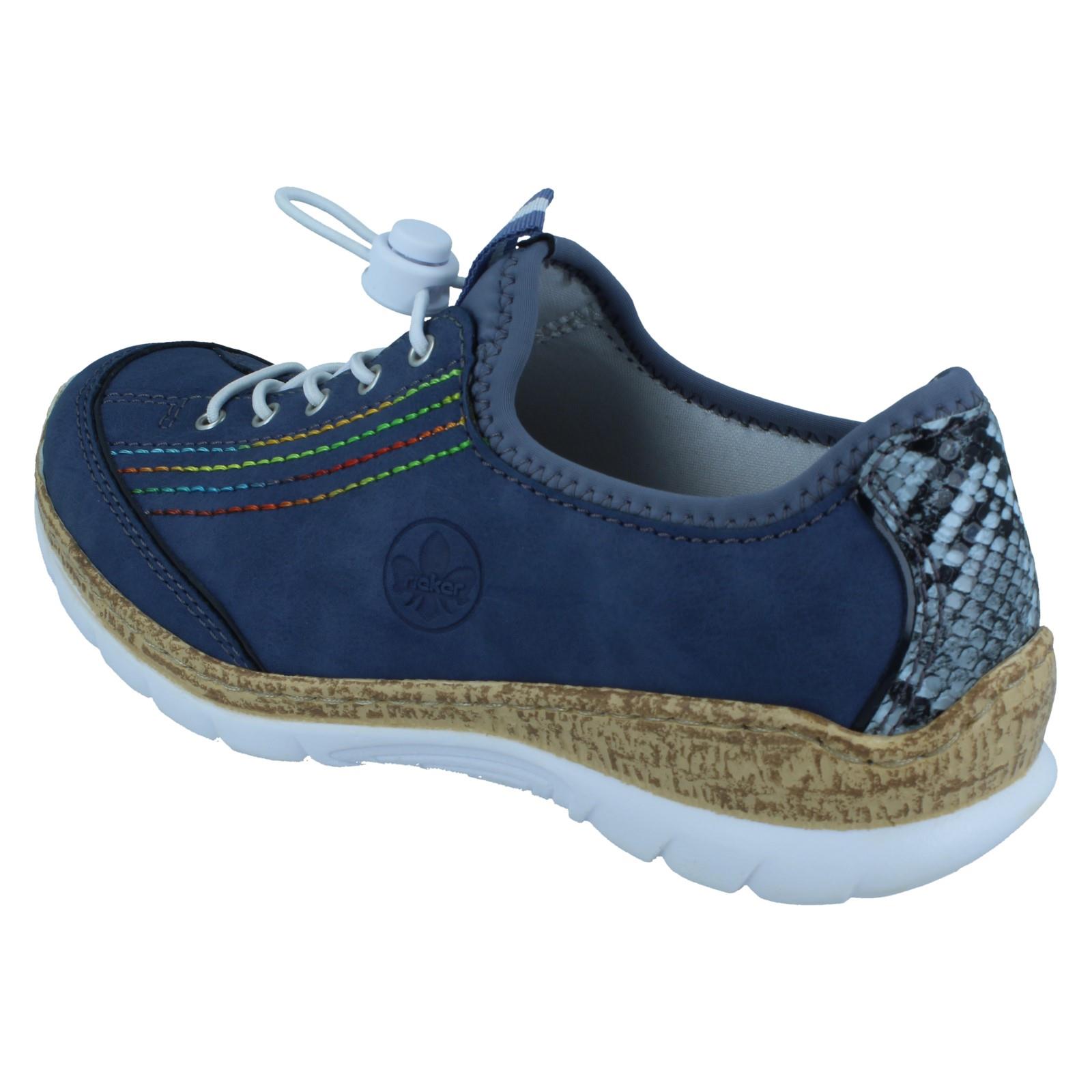 Ladies Rieker N42T0 Rainbow Detailed Trainers | eBay UK