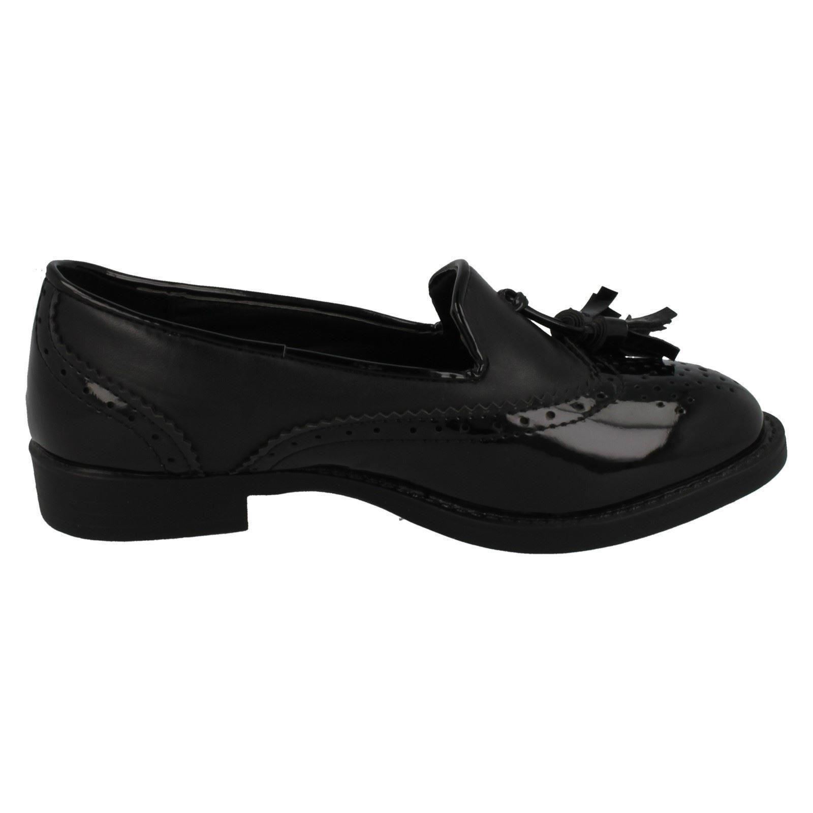 Girls Spot On Brogue School Shoes | eBay