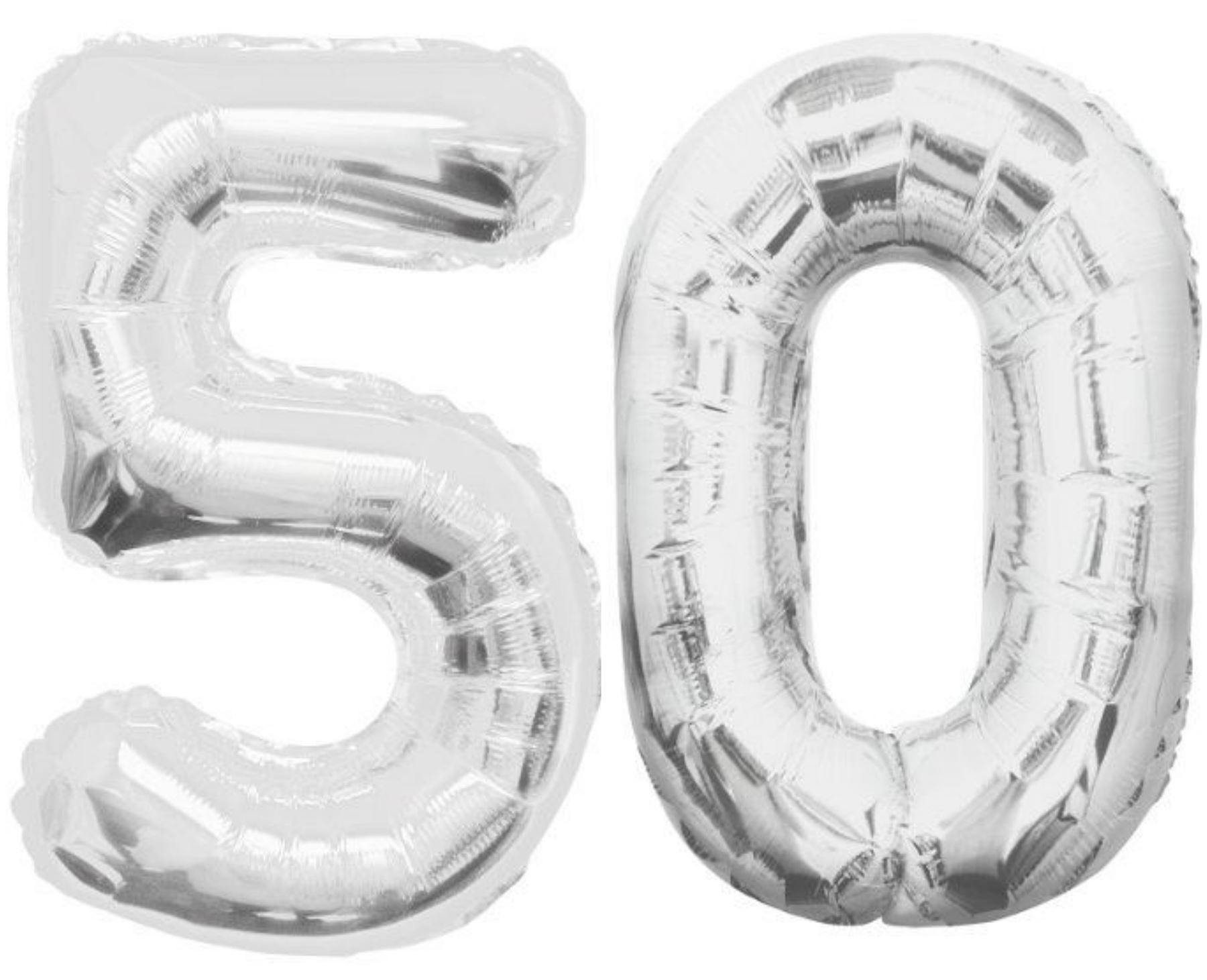 Giant 50th Birthday Party Number 50 Foil Balloon Helium Air Decoration ...