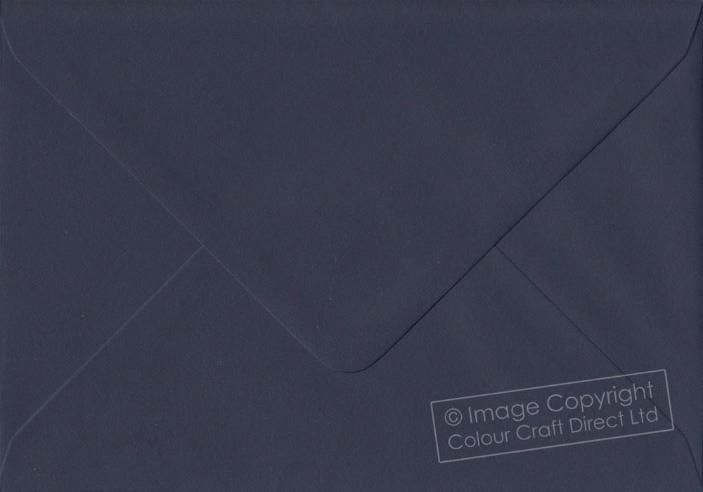 Navy Blue C6 Envelope - 114 mm x 162 mm 100gsm Gummed Coloured A6 Card ...