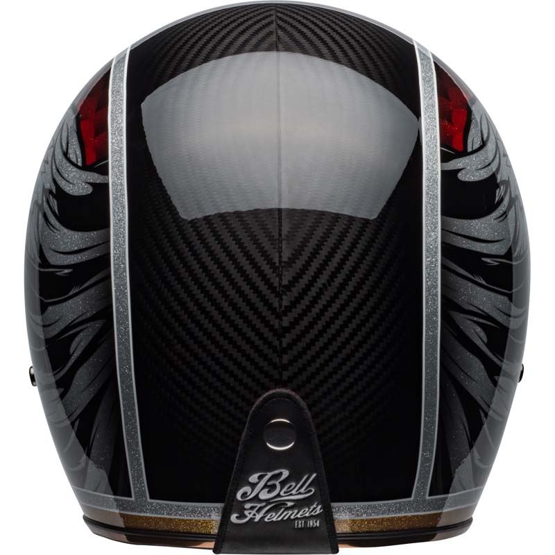 Bell Custom 500 Carbon Helmet Vintage Retro Carbon Fiber Leather XS-2XL ...