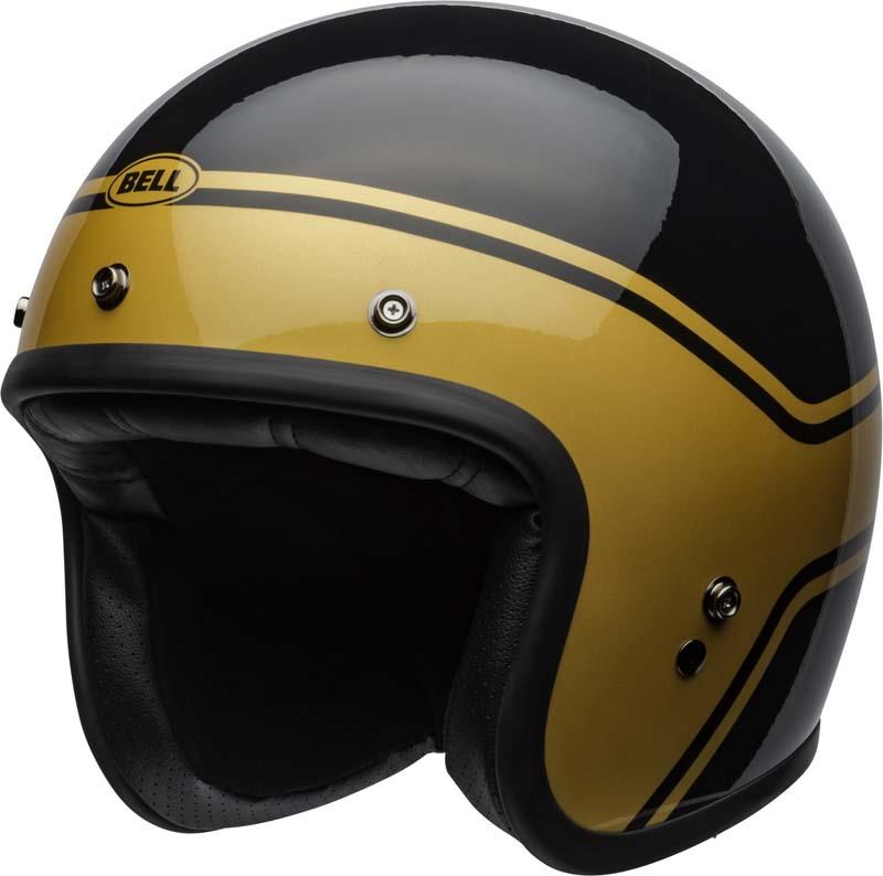 Bell Custom 500 Helmet 3/4 Open Face Vintage Retro Motorcycle 5 Snap XS-2XL | eBay