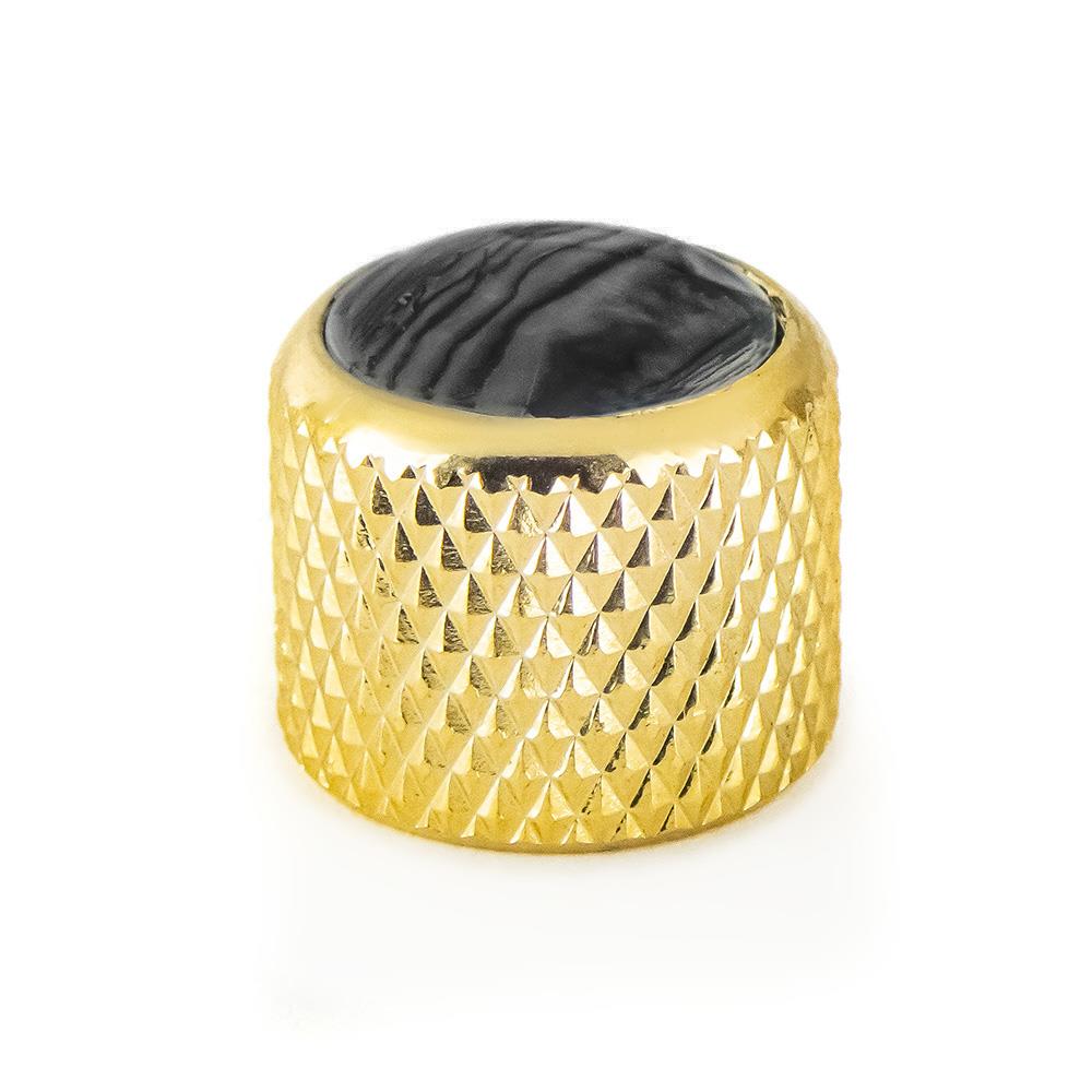 Metal Volume Tone Control Knob With Pearl Inlay for Split Shaft Pots | eBay
