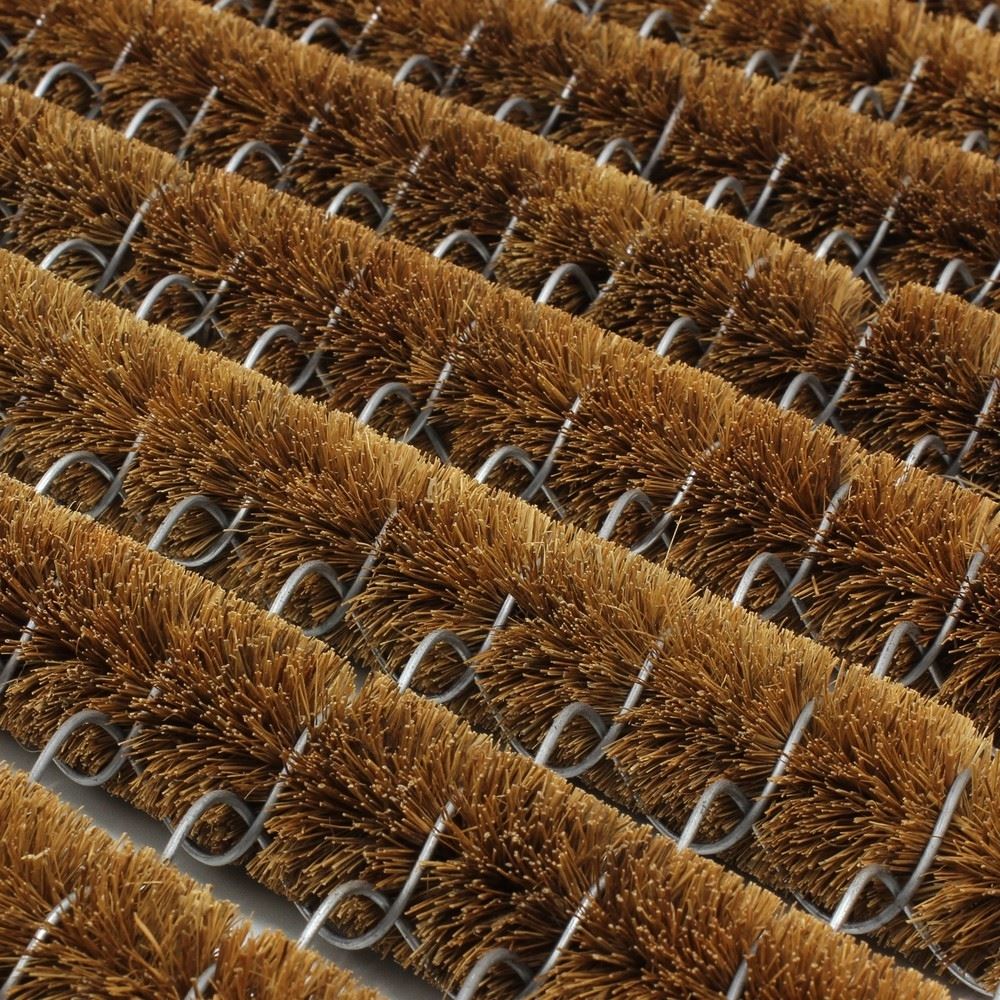 NATURAL COIR WIRE BOOT SHOE CLEANING SCRAPER DOOR MAT ENTRANCE OUTDOOR ...