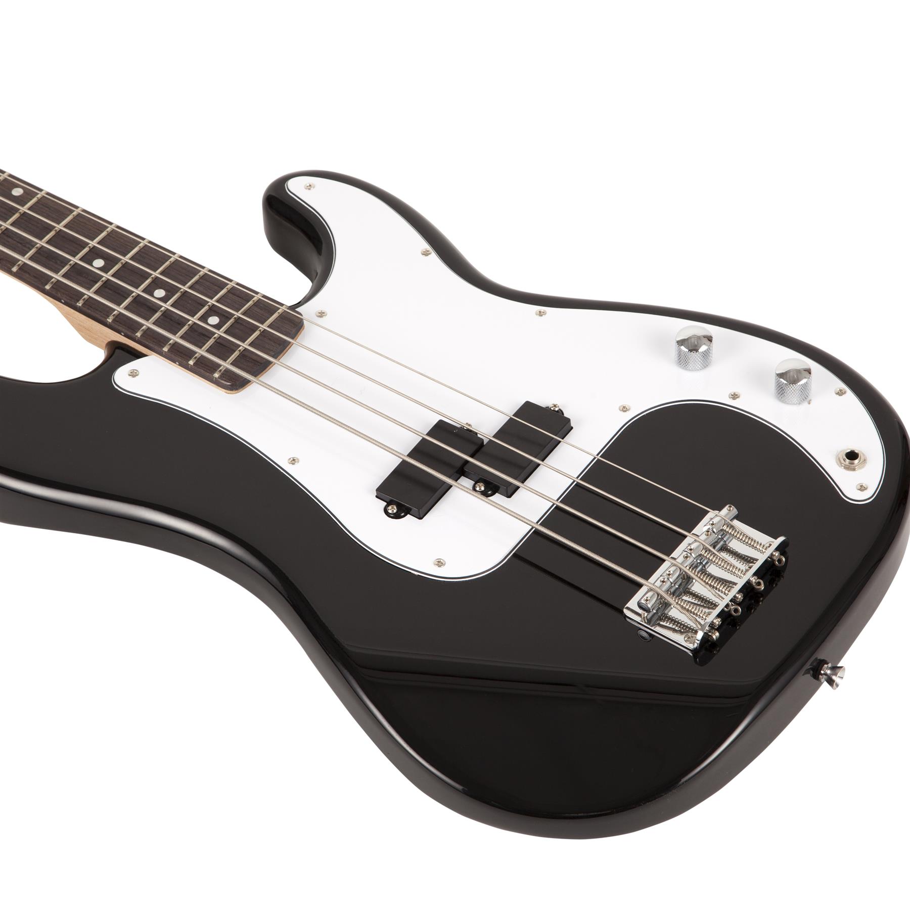 RockJam Full Size Bass Guitar Super Kit With Amp Tuner Stand Travel Bag ...