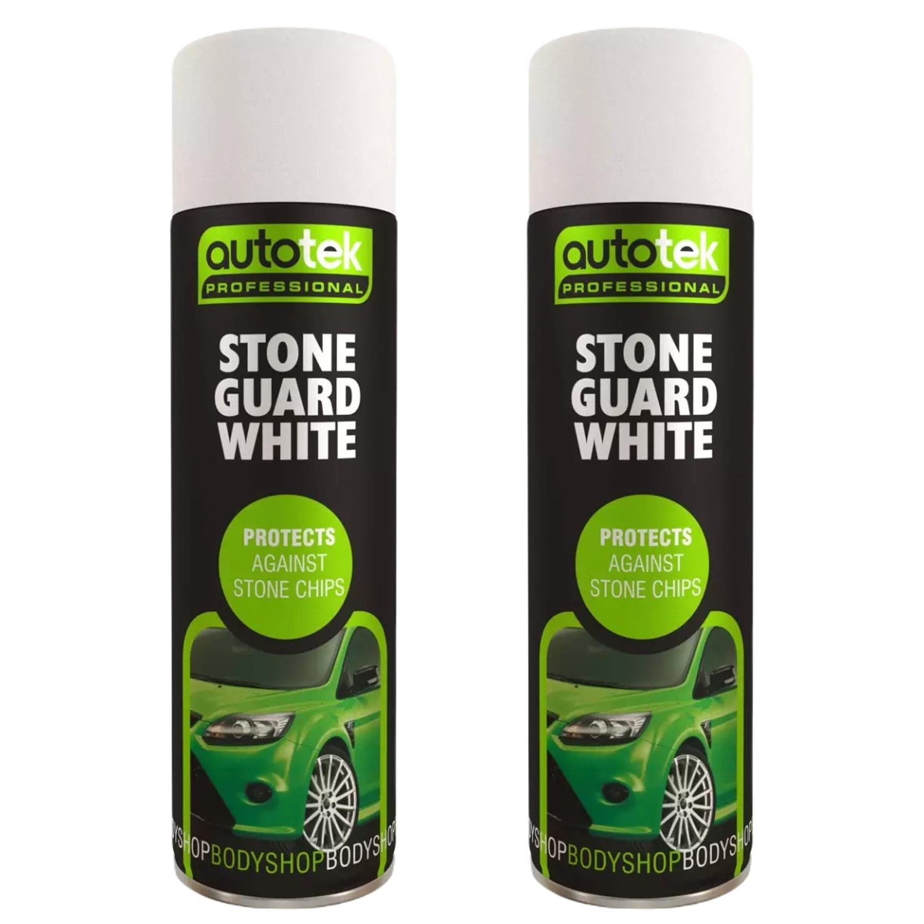 Autotek White Stone Guard Protects Against Chips Aerosol Spray Paint ...