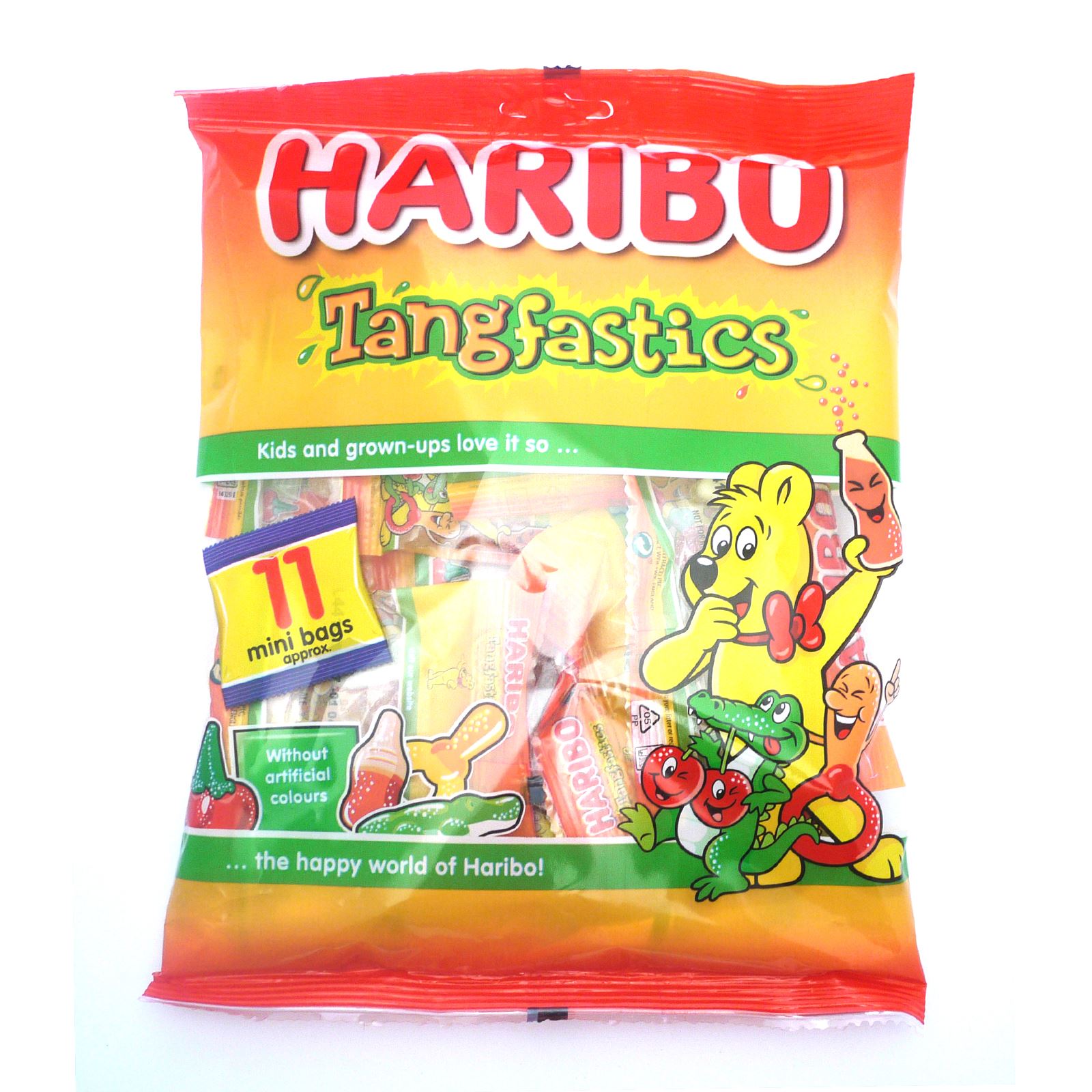 Haribo Mini Tangfastics 176g (Box of 10 Bags) Share Sour Sweets ...