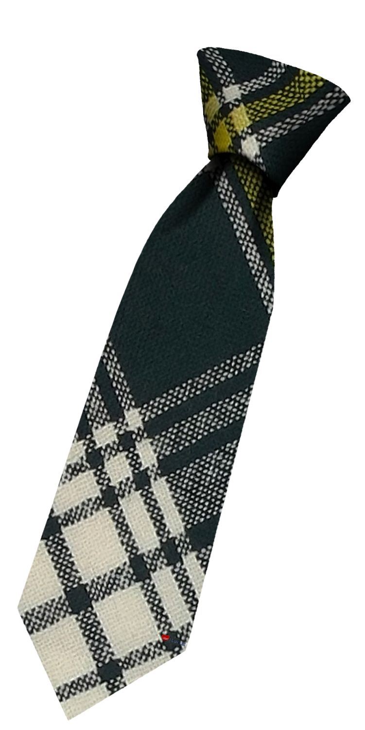 Cravatta di lana ragazzo in tessuto scozzese tartan irlandese San Patrizio