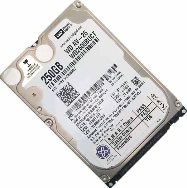 160GB 250GB 320GB 500GB 750GB 1TB 2TB 2.5" SATA Internal Hard Drive HDD ...