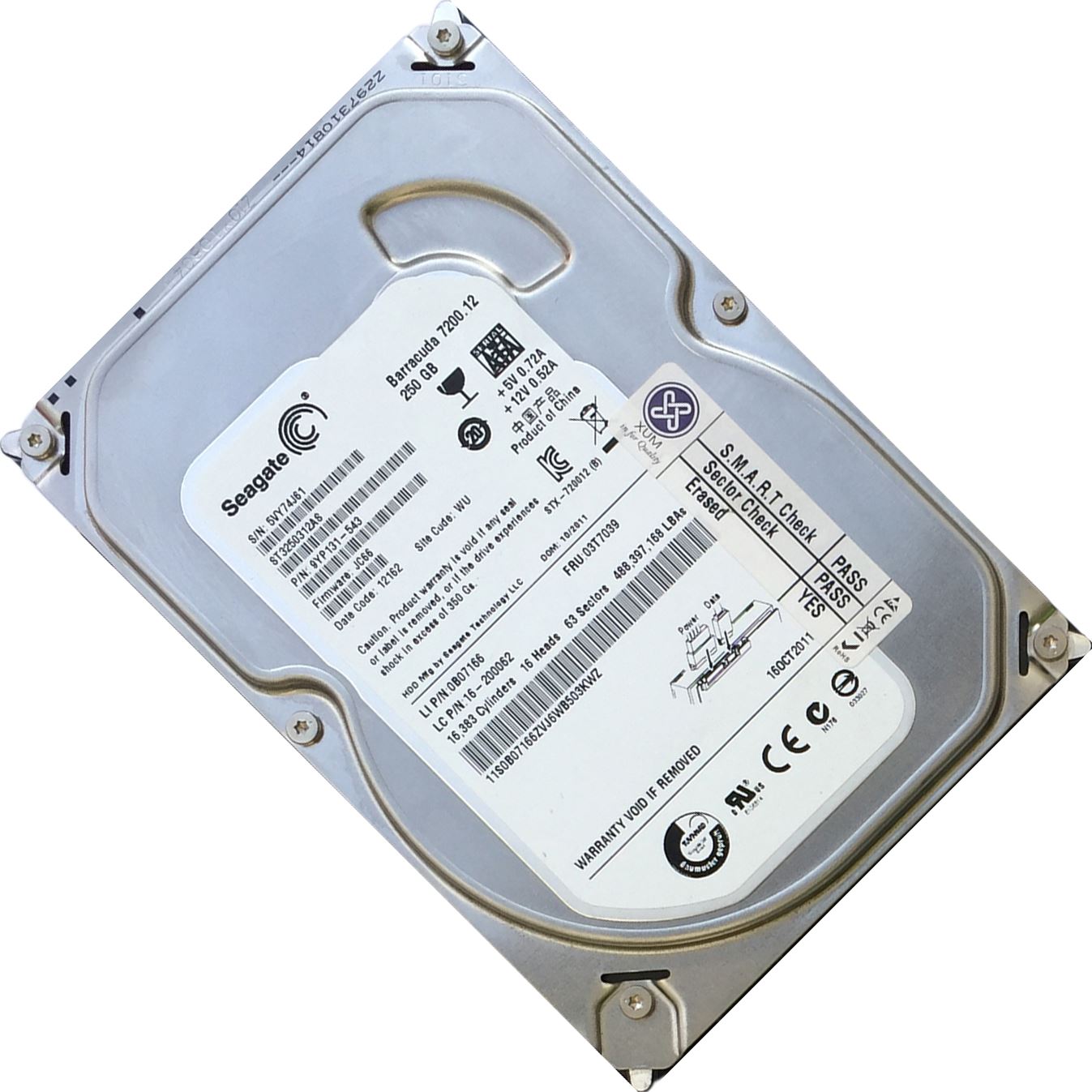250GB 3.5" inch SATA Desktop Internal Hard Drive HDD PC CCTV DVR DISK ...