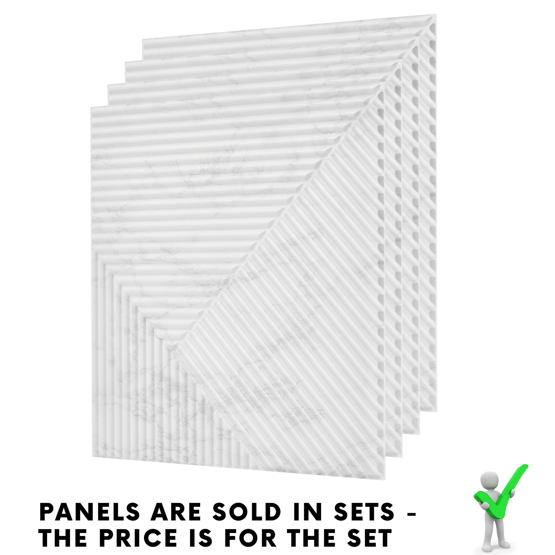 3D Wall Panels | DIY Interior & 3D Decorative Cladding for Home 50x50 ...