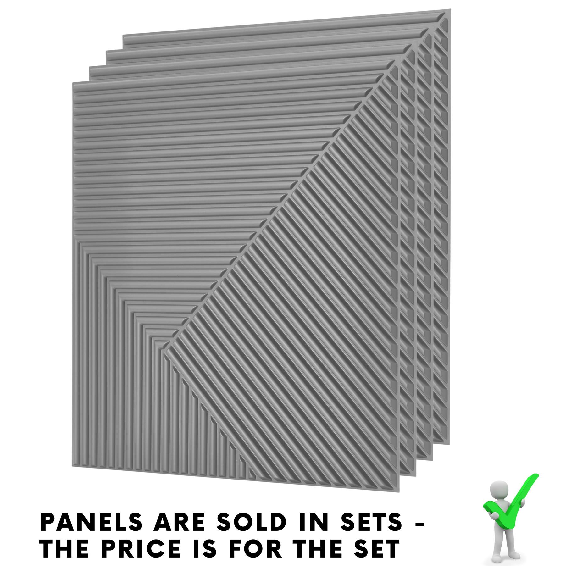 3D Wall Panels | DIY Interior & 3D Decorative Cladding for Home 50x50 ...