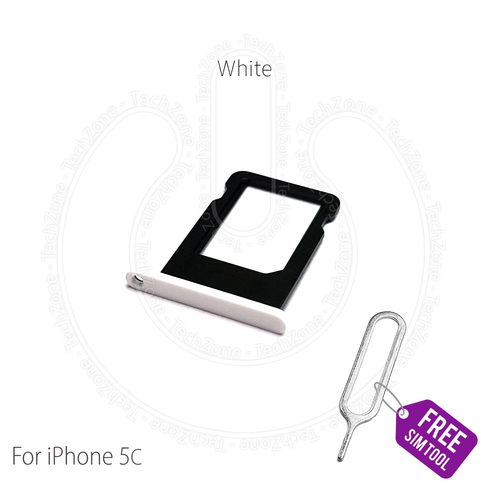 For iPhone 5c Nano Sim Card Holder Tray Slot A1507 A1529 A1532 A1456 ...