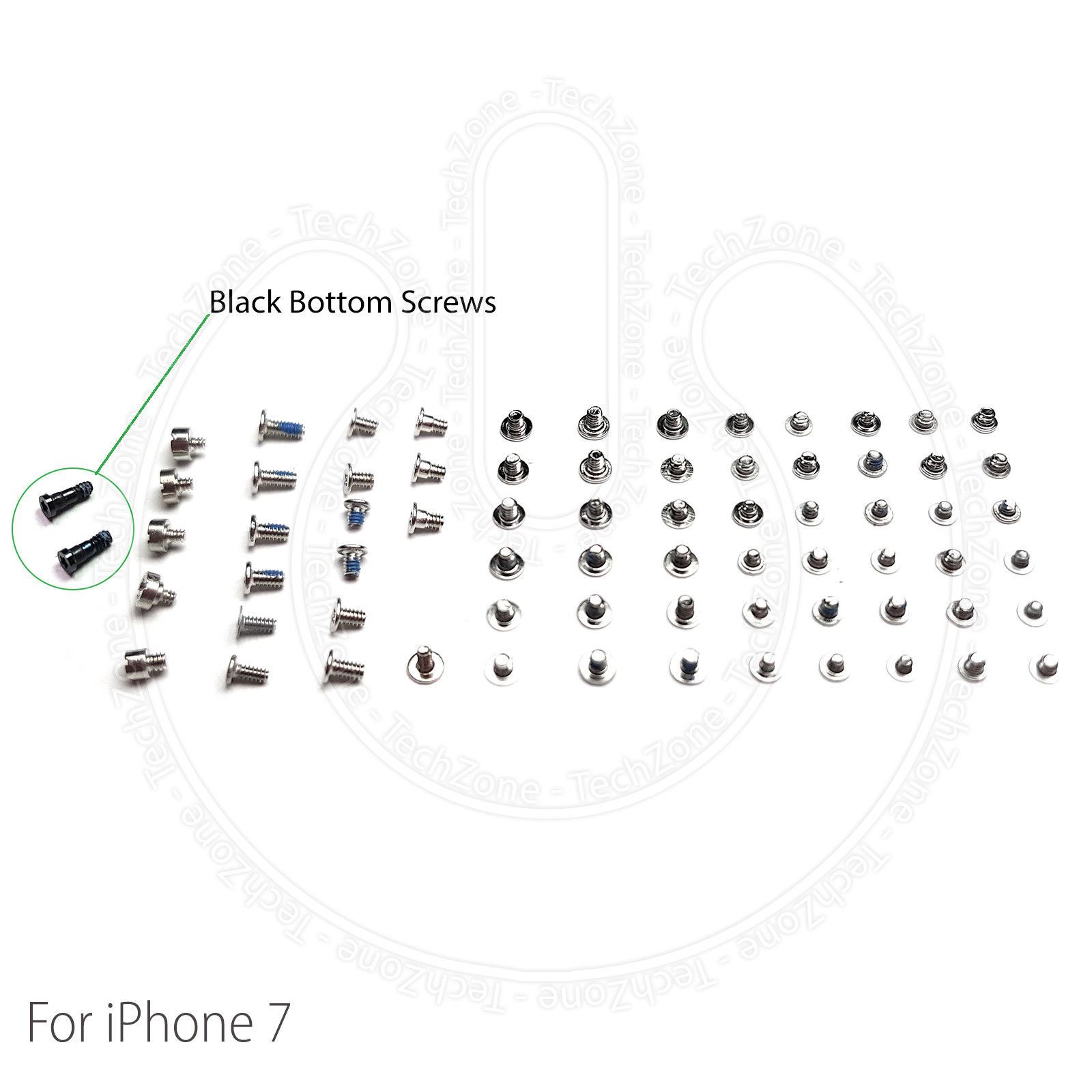 Complete All Screw Set for iPhone 5S SE 6 6s 7 Plus with Pentalobe ...