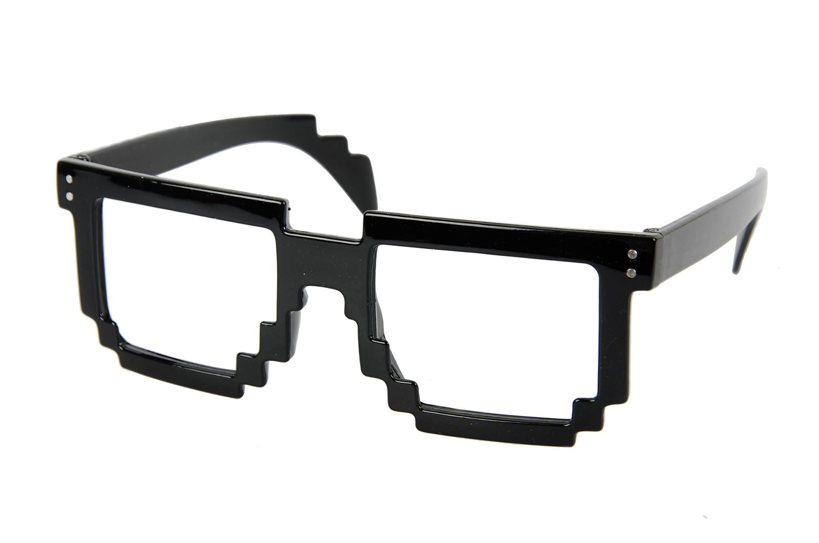 Pixel Sunglasses 8 bit Geek Nerd Pixelated Eye Glasses Fashion Accessory