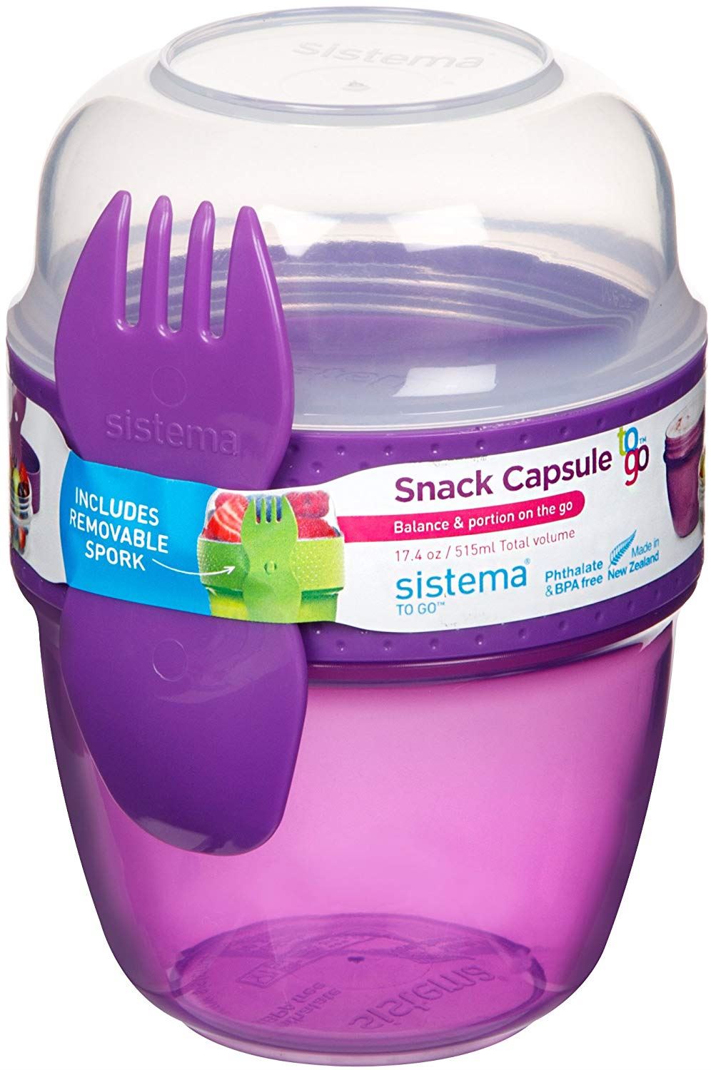 Sistema Snack Capsule to Go Lunch Pot Snacks Food Box Pack On The Go ...