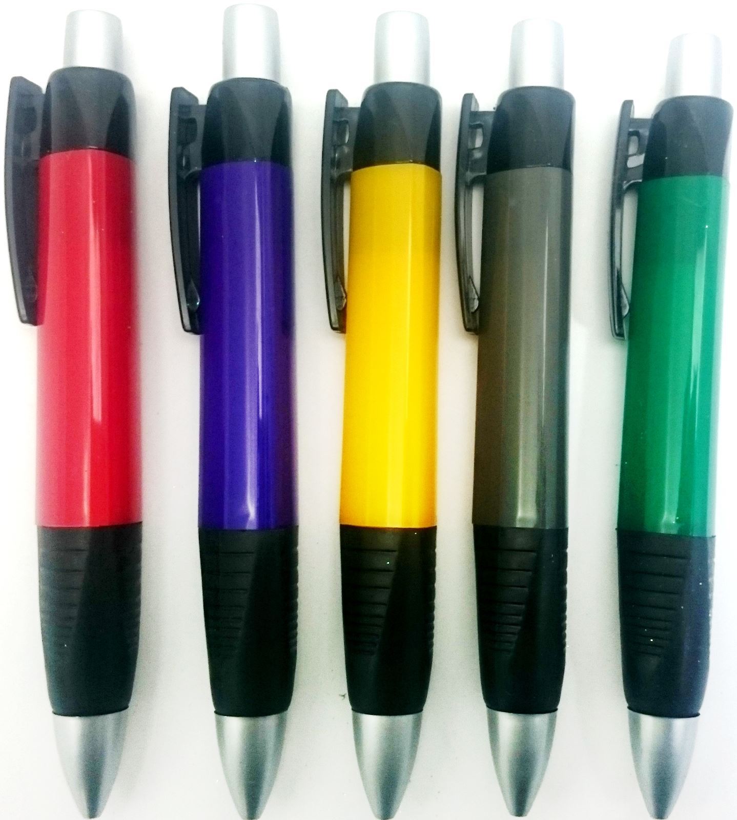 5 Classic Triangle Ballpoint Pens Office Home School Set Ink Paper ...