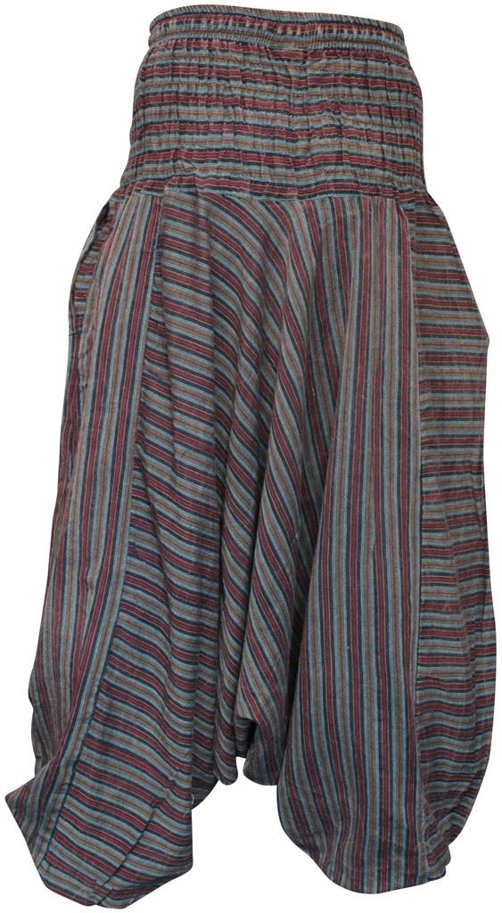 Faded Hippie Harem Alladin Loose Fit Boho Gypsy Punky Cotton Hippy ...