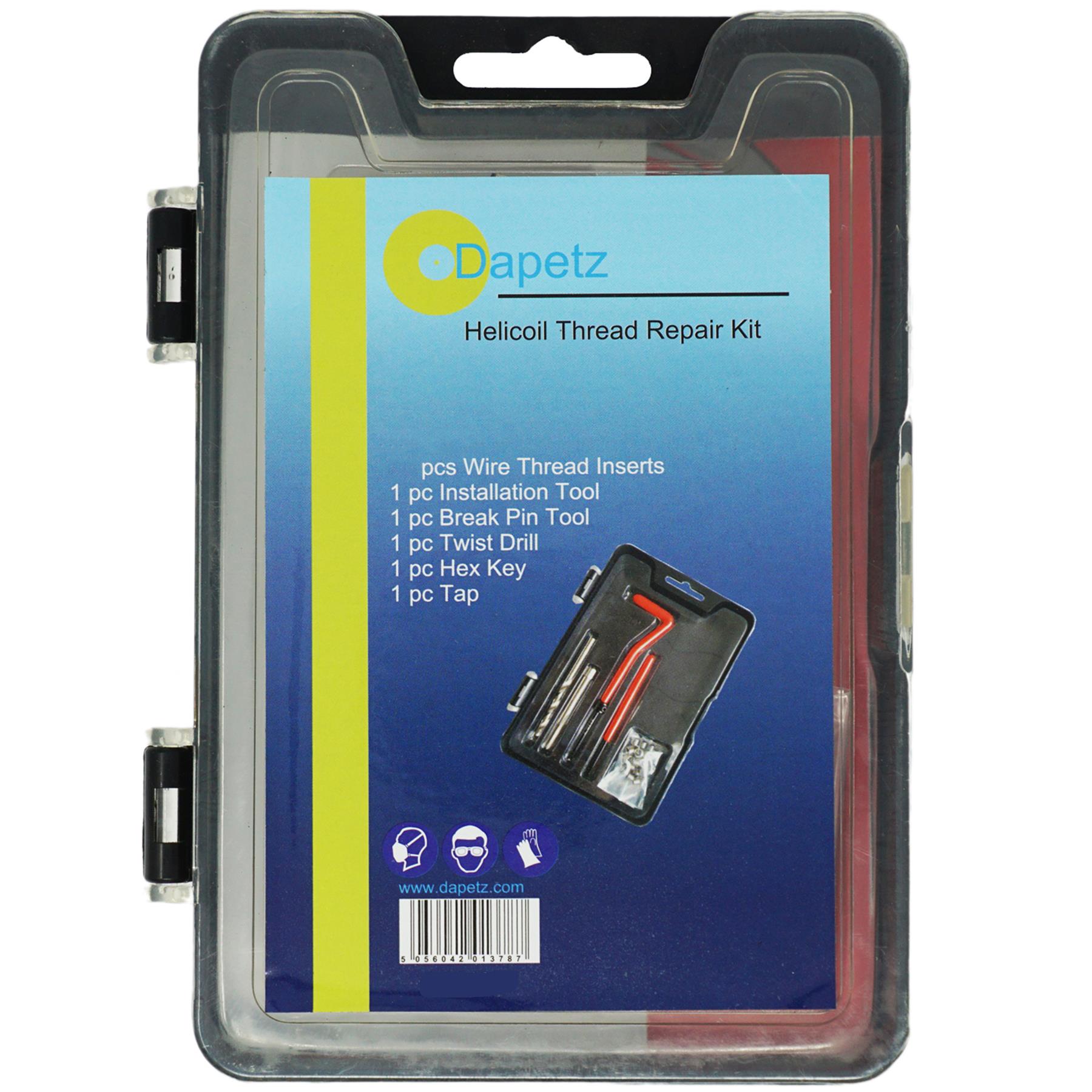 METRIC Helicoil Thread Repair Kit M5 M6 M8 M10 M12 Insert Tool&Twist ...