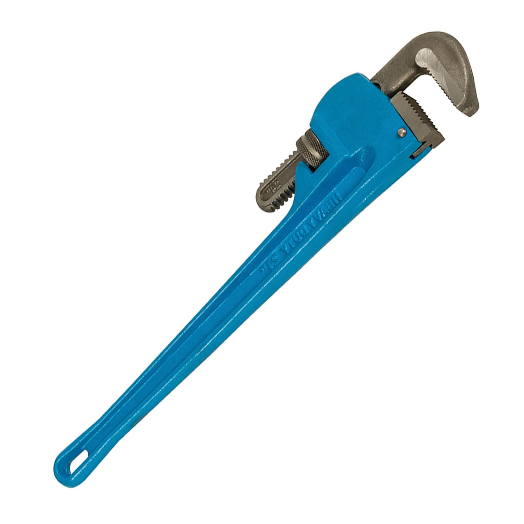 ADJUSTABLE STILSON LARGE HEAVY DUTY PLUMBERS MONKEY PIPE WRENCH SPANNER ...