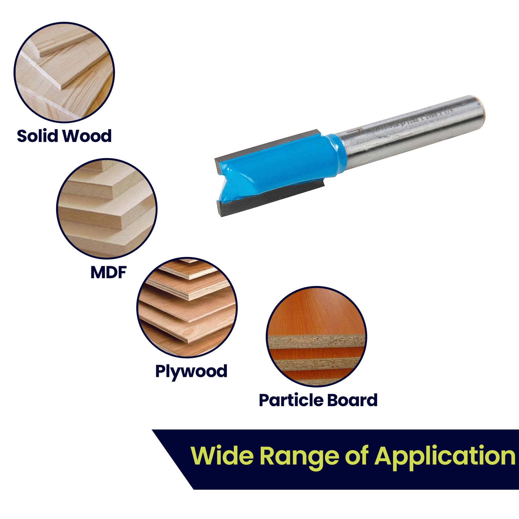Router Cutter Bit Straight Template Flush Rebate Biscuit Metric Kitchen ...