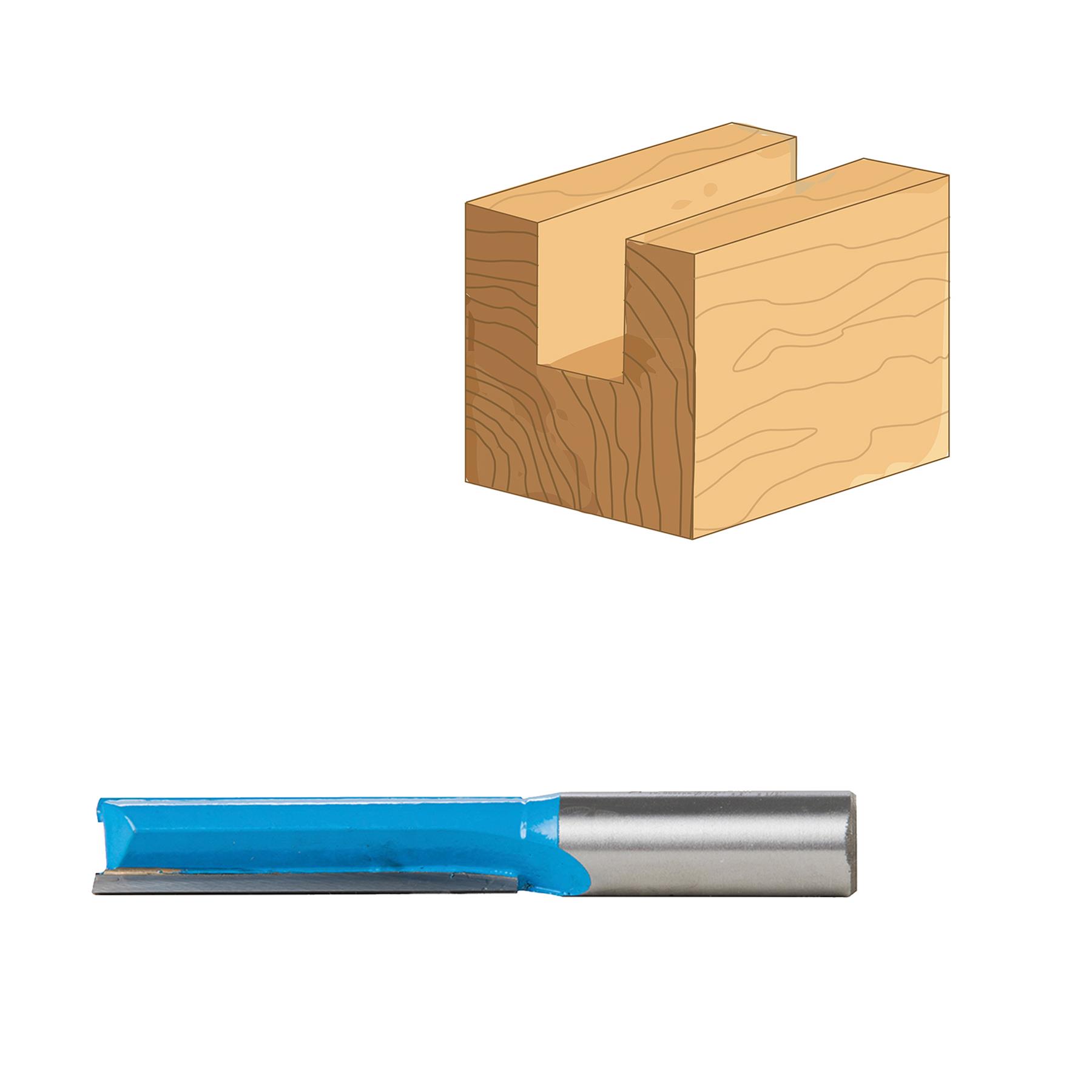 Router Bit Straight Template Flush Rebate Biscuit Metric Kitchen Wood 1 ...