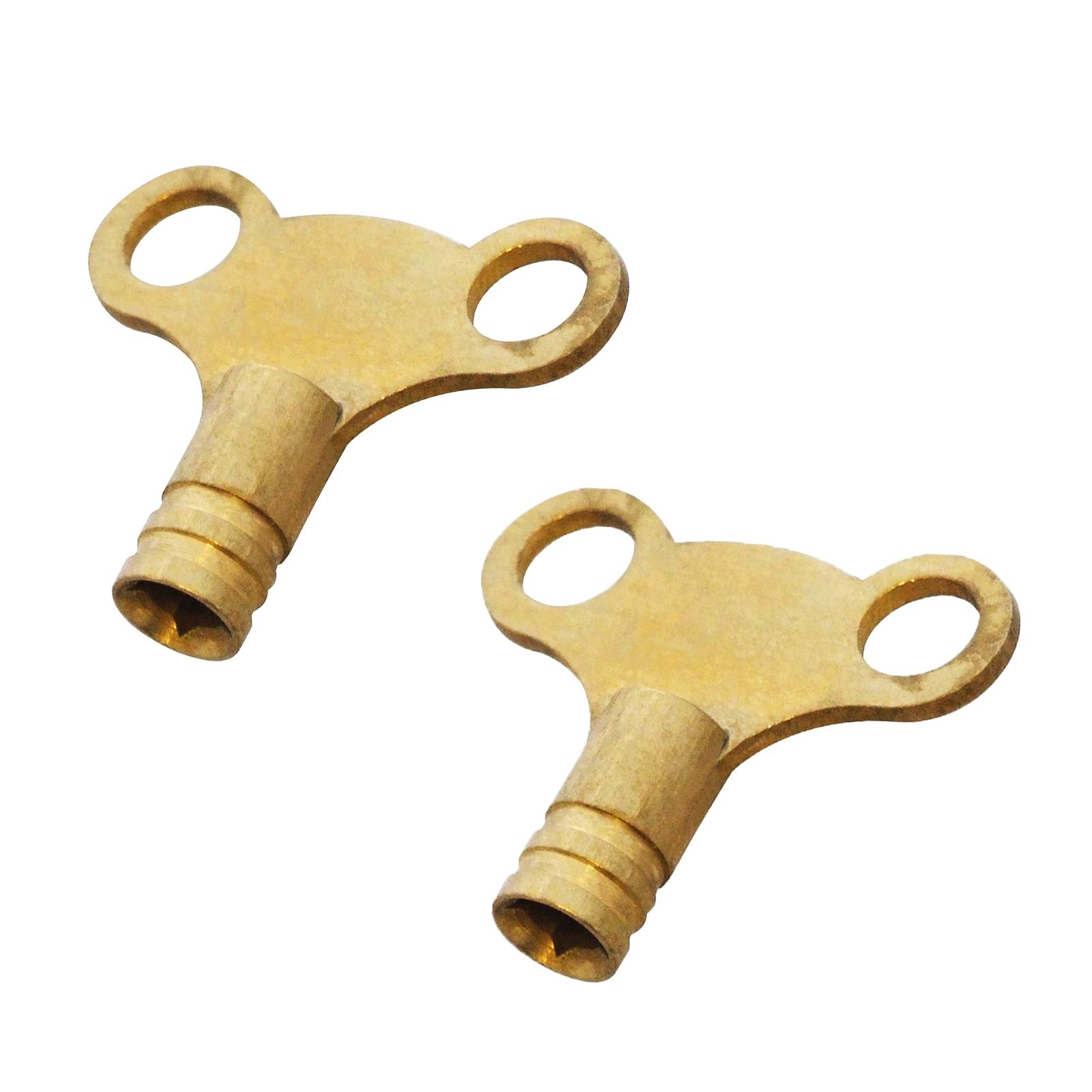 Radiator Plumbing Bleed Bleeding Key Keys Solid Brass for Venting Air ...