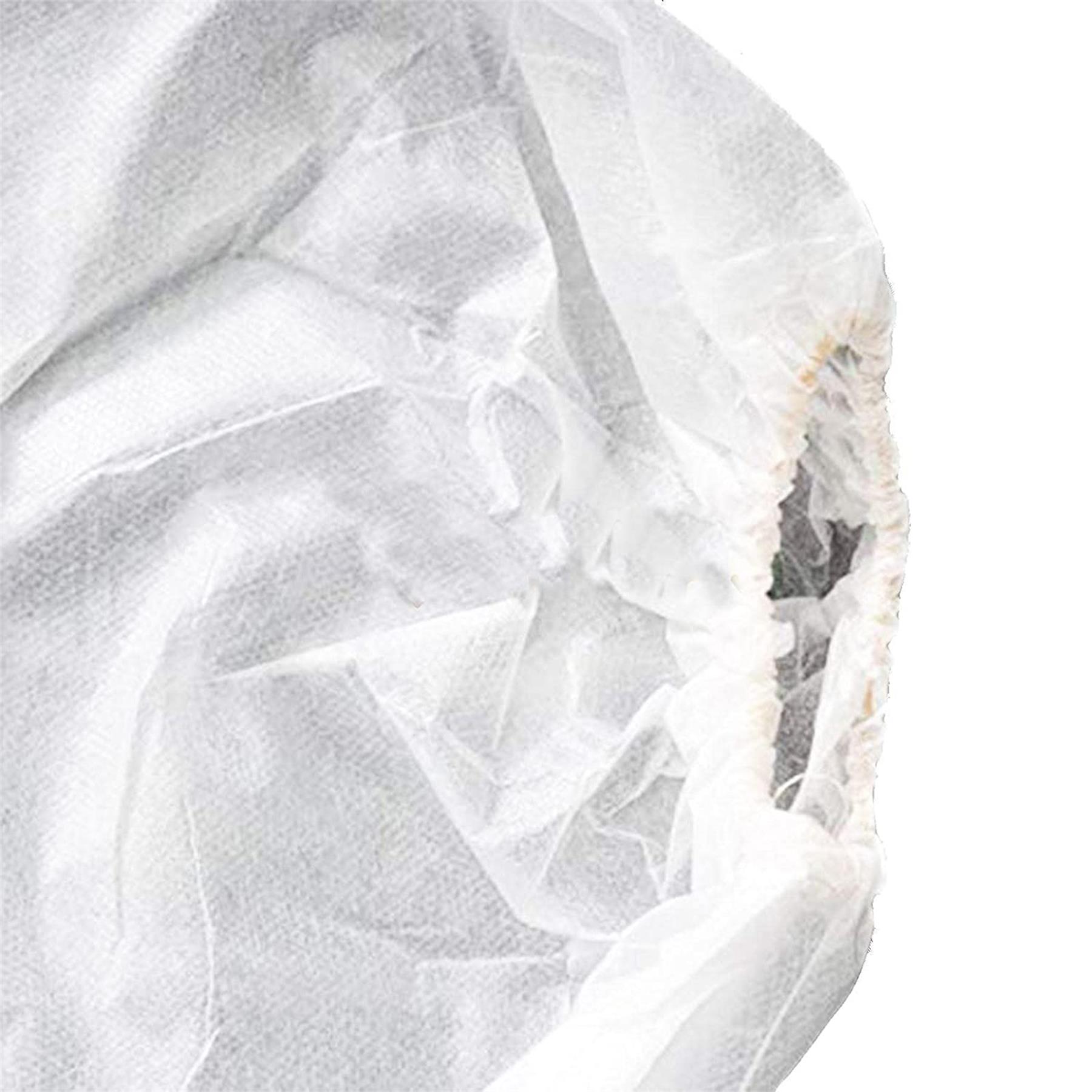 Disposable Coveralls White Hood Paper Suit Painters Protective Overalls ...