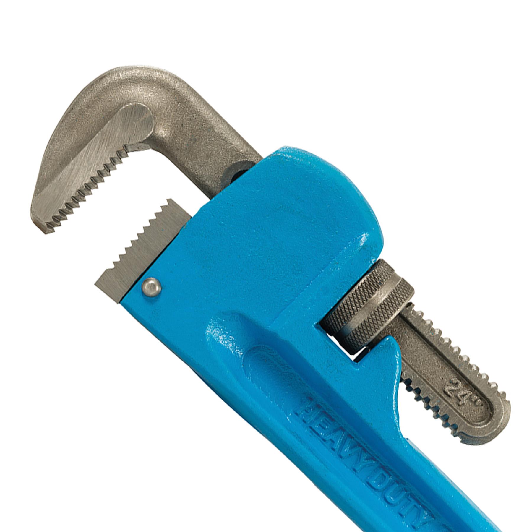 ADJUSTABLE STILSON LARGE HEAVY DUTY PLUMBERS MONKEY PIPE WRENCH SPANNER ...