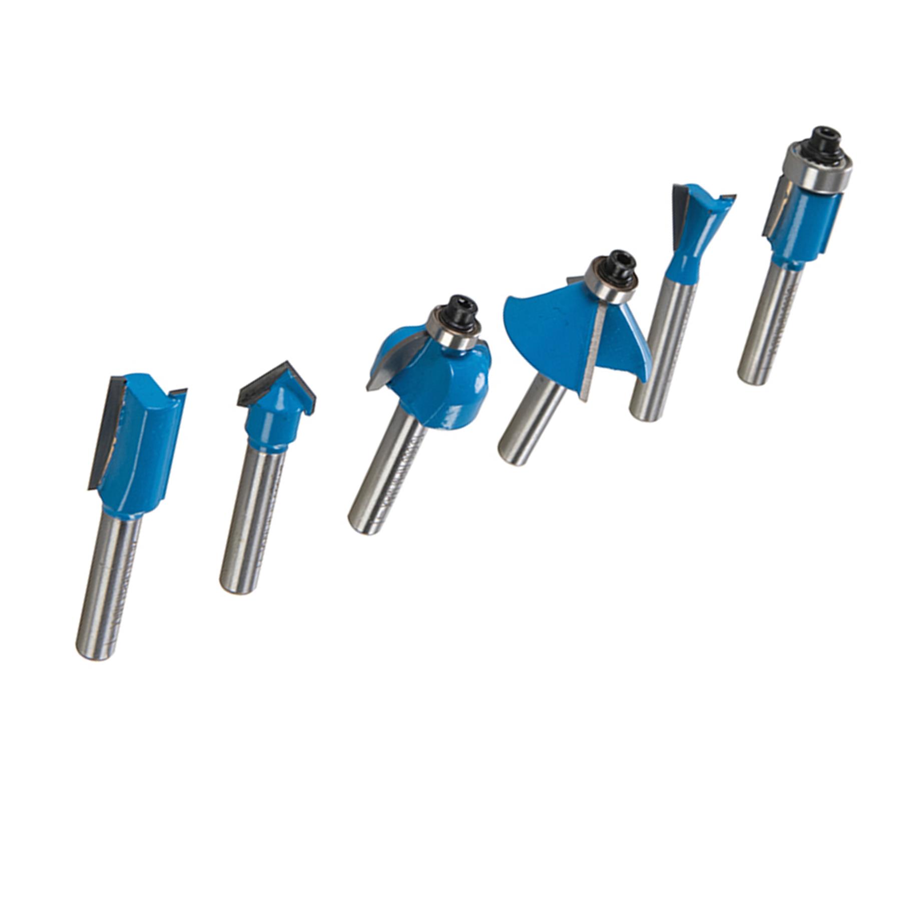 Router Cutter Bit Straight Template Flush Rebate Biscuit Metric Kitchen ...