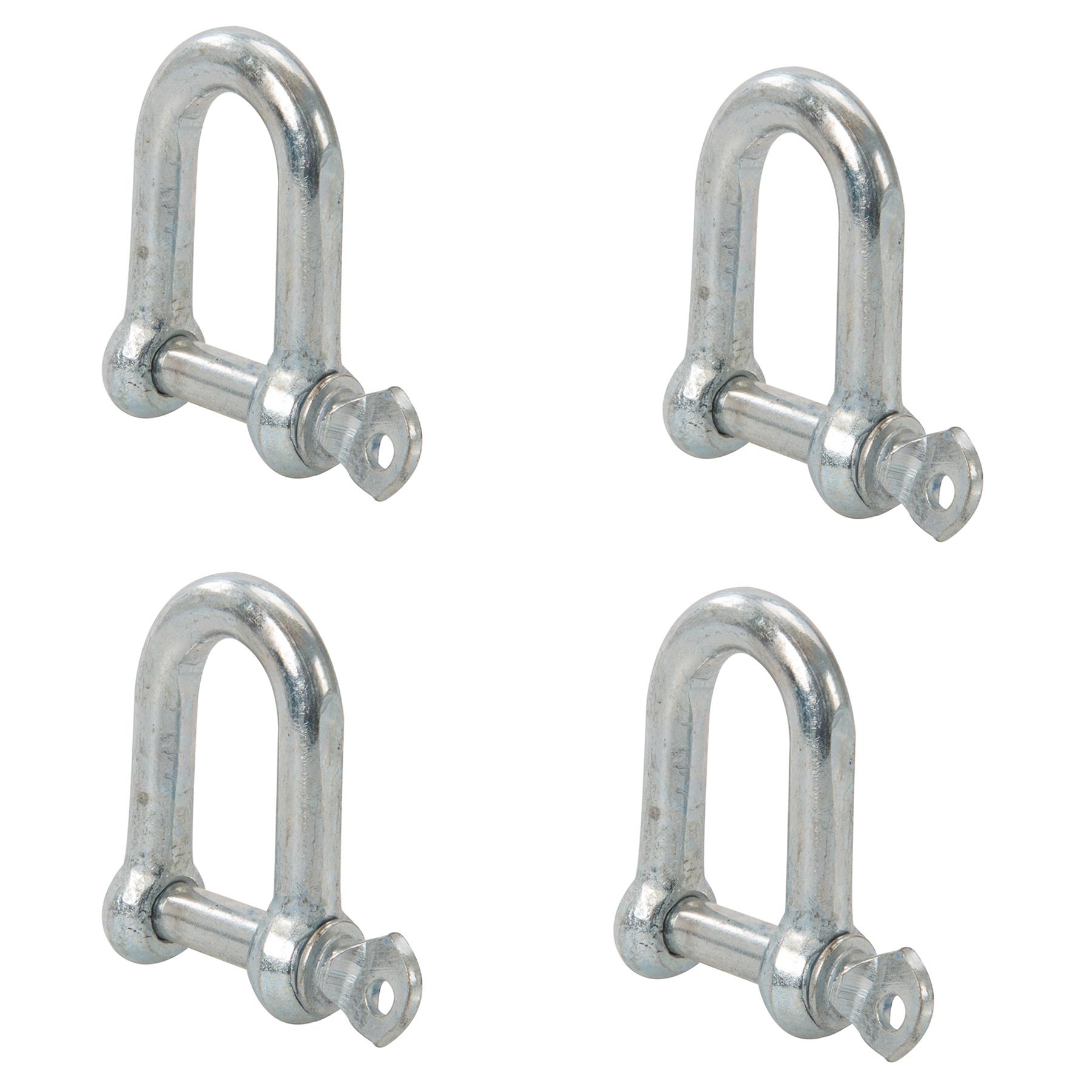 D Shackle Galvanised Steel 15MM, 17MM, 20MM, 27MM Heavy Duty Zinc ...