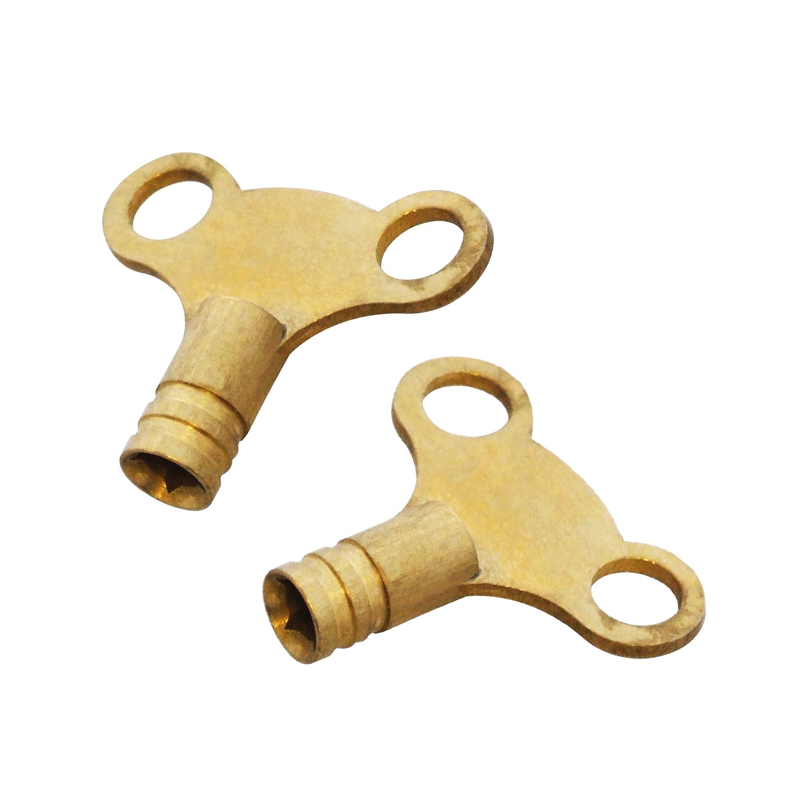 RADIATOR KEYS PLUMBING Bleed Bleeding Keys Solid Brass for Venting Air ...