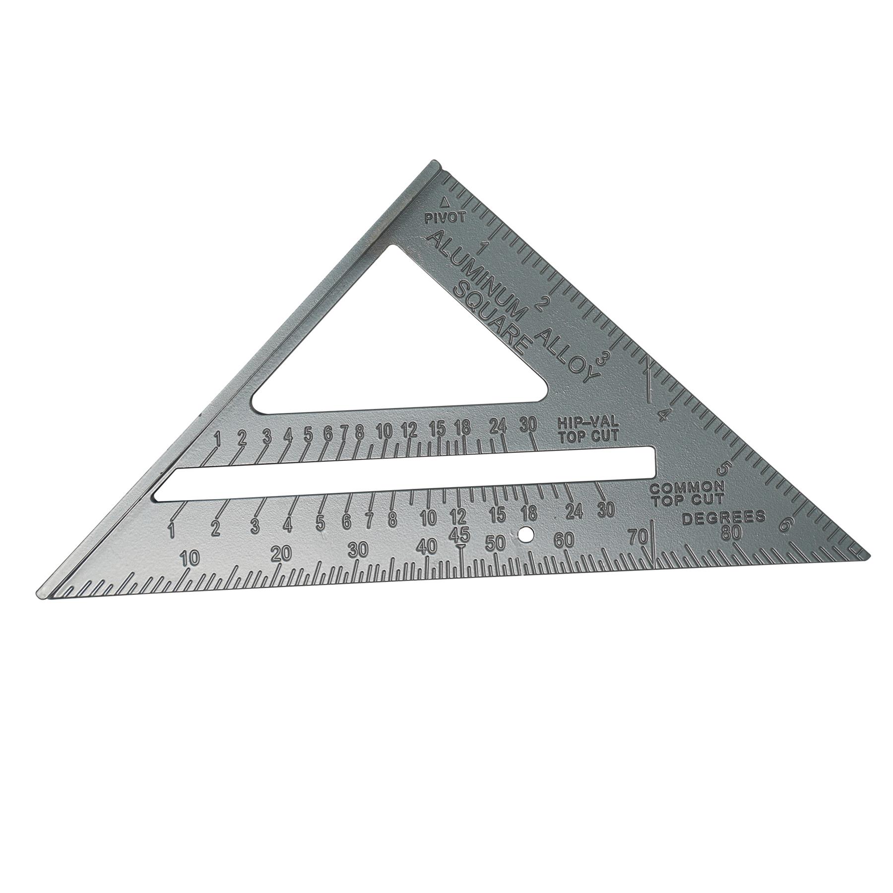 6/8/12 inch Roofing Speed Square Rafter Angle Measuring Triangle Guide ...