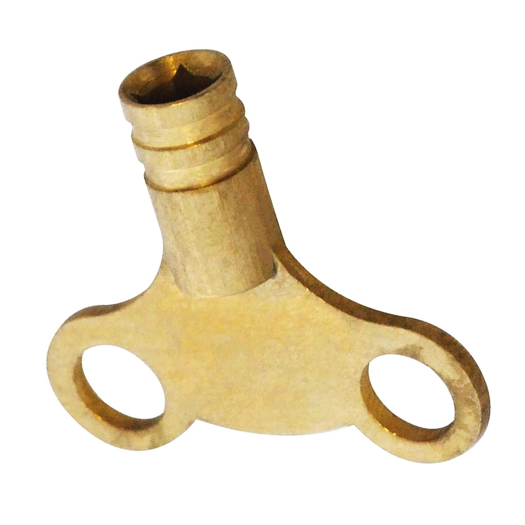 Radiator Plumbing Bleed Bleeding Key Keys Solid Brass for Venting Air ...