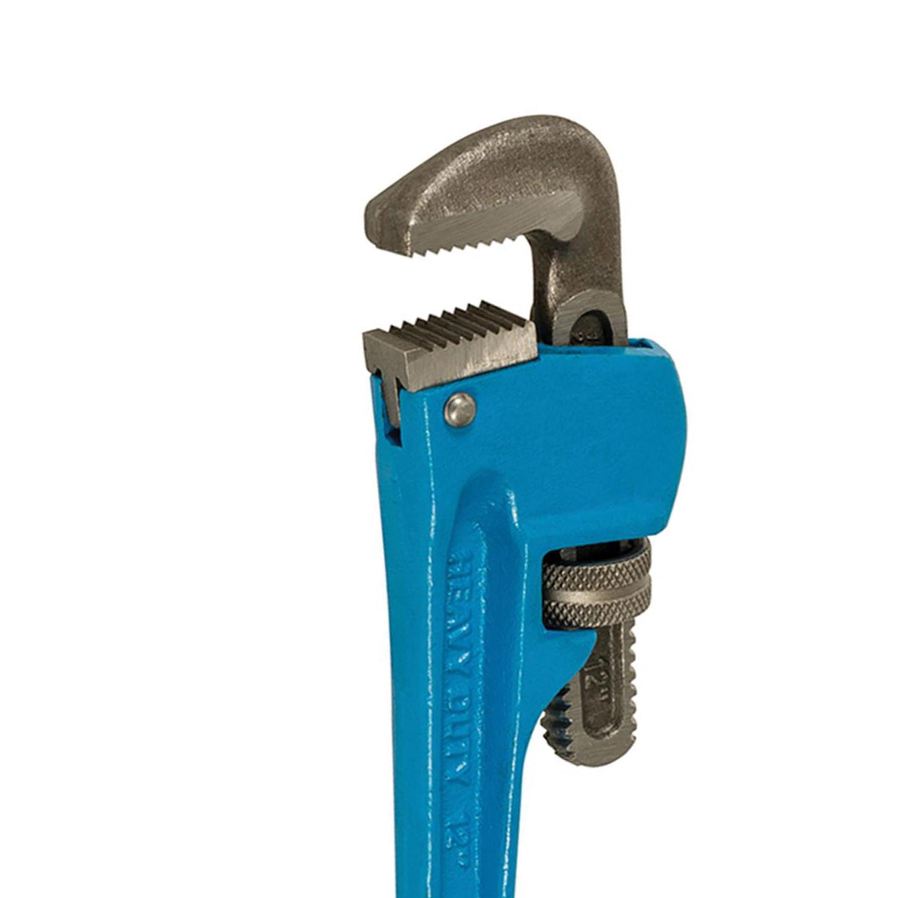 ADJUSTABLE STILSON LARGE HEAVY DUTY PLUMBERS MONKEY PIPE WRENCH SPANNER ...