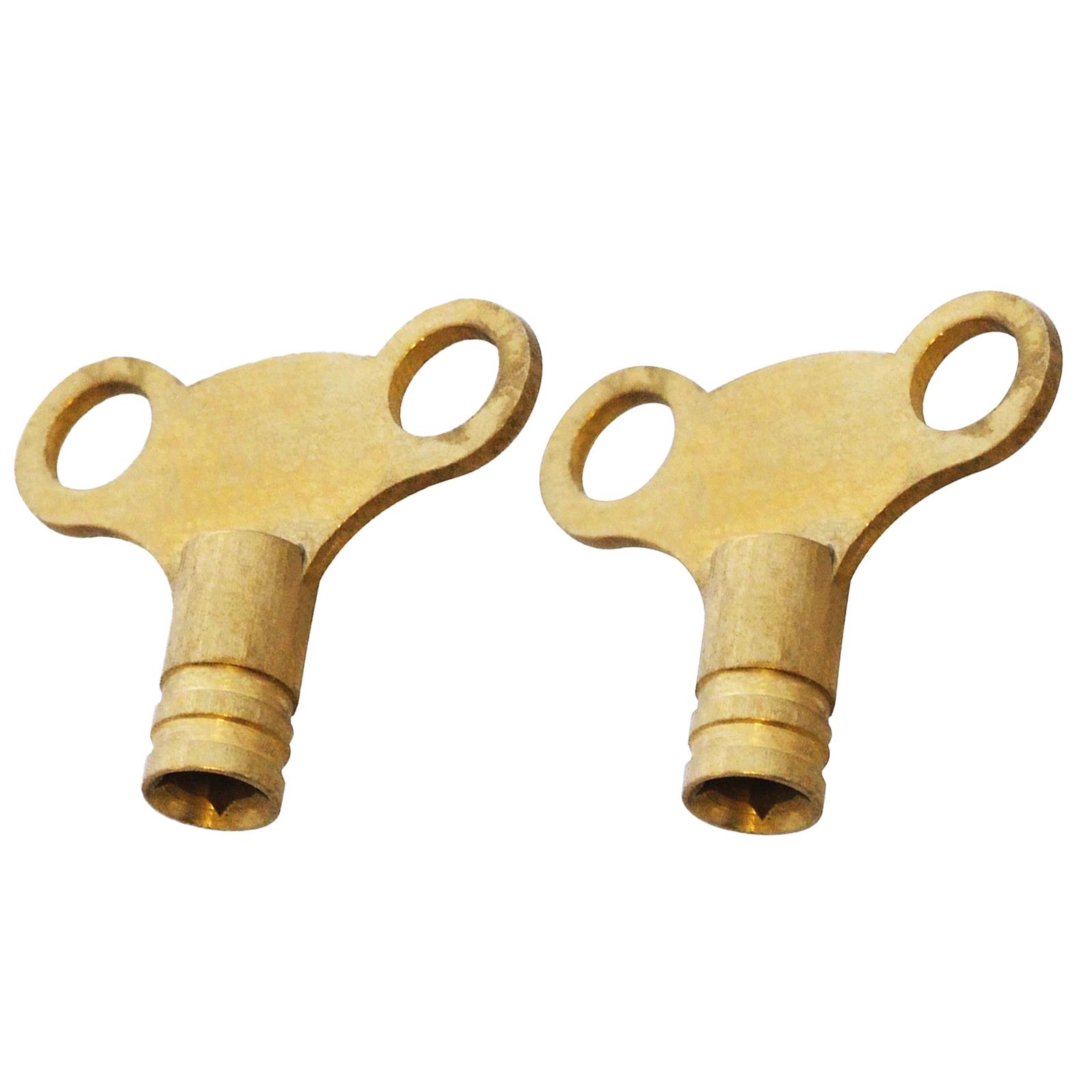 Radiator Plumbing Bleed Bleeding Key Keys Solid Brass for Venting Air ...