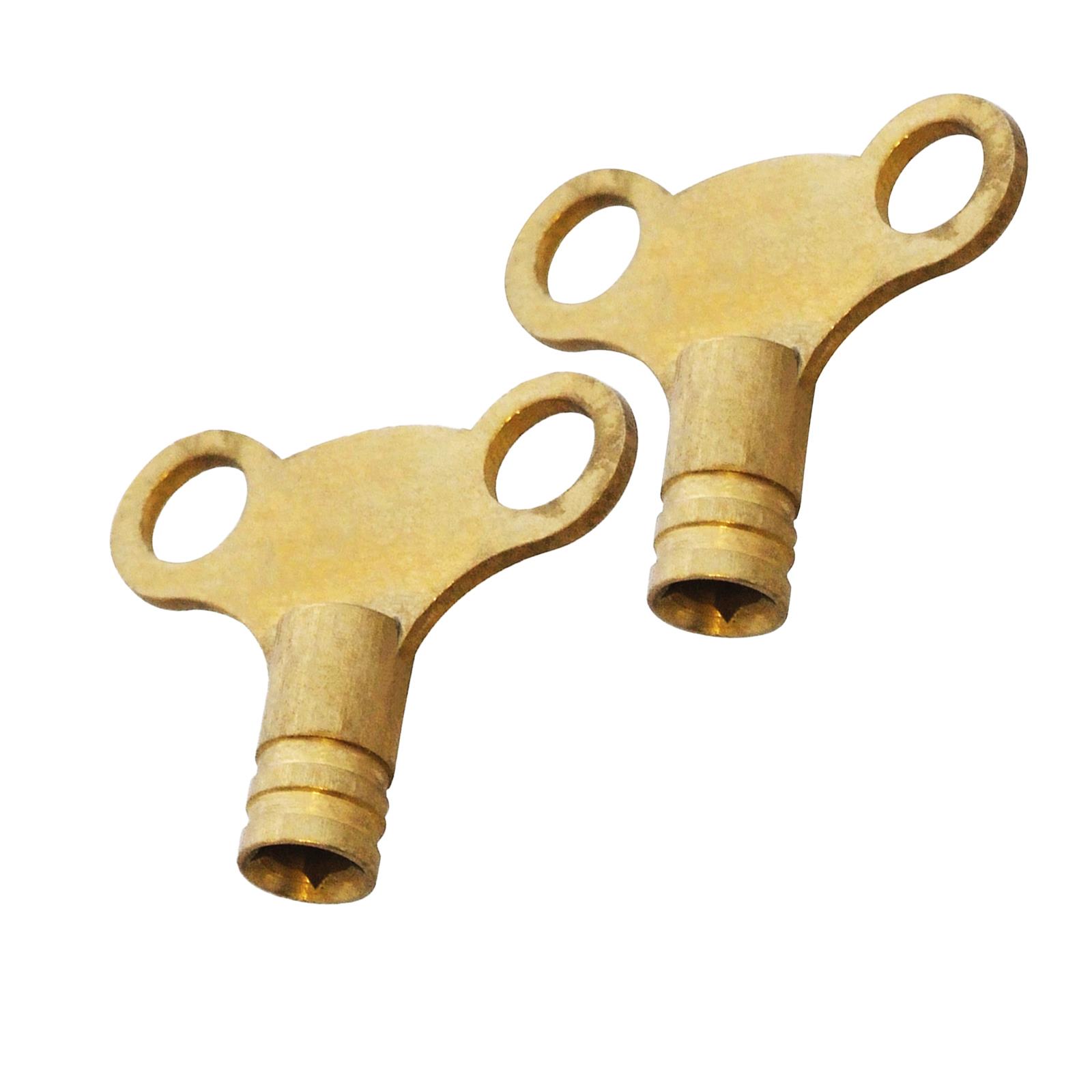 Radiator Plumbing Bleed Bleeding Key Keys Solid Brass for Venting Air ...