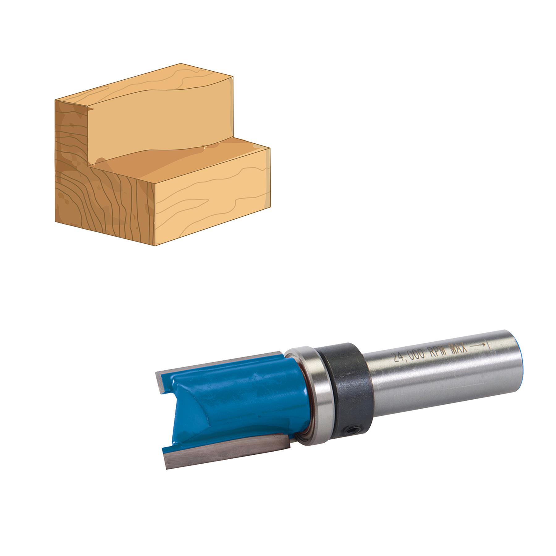 Router Cutter Bit Straight Template Flush Rebate Biscuit Metric Kitchen ...