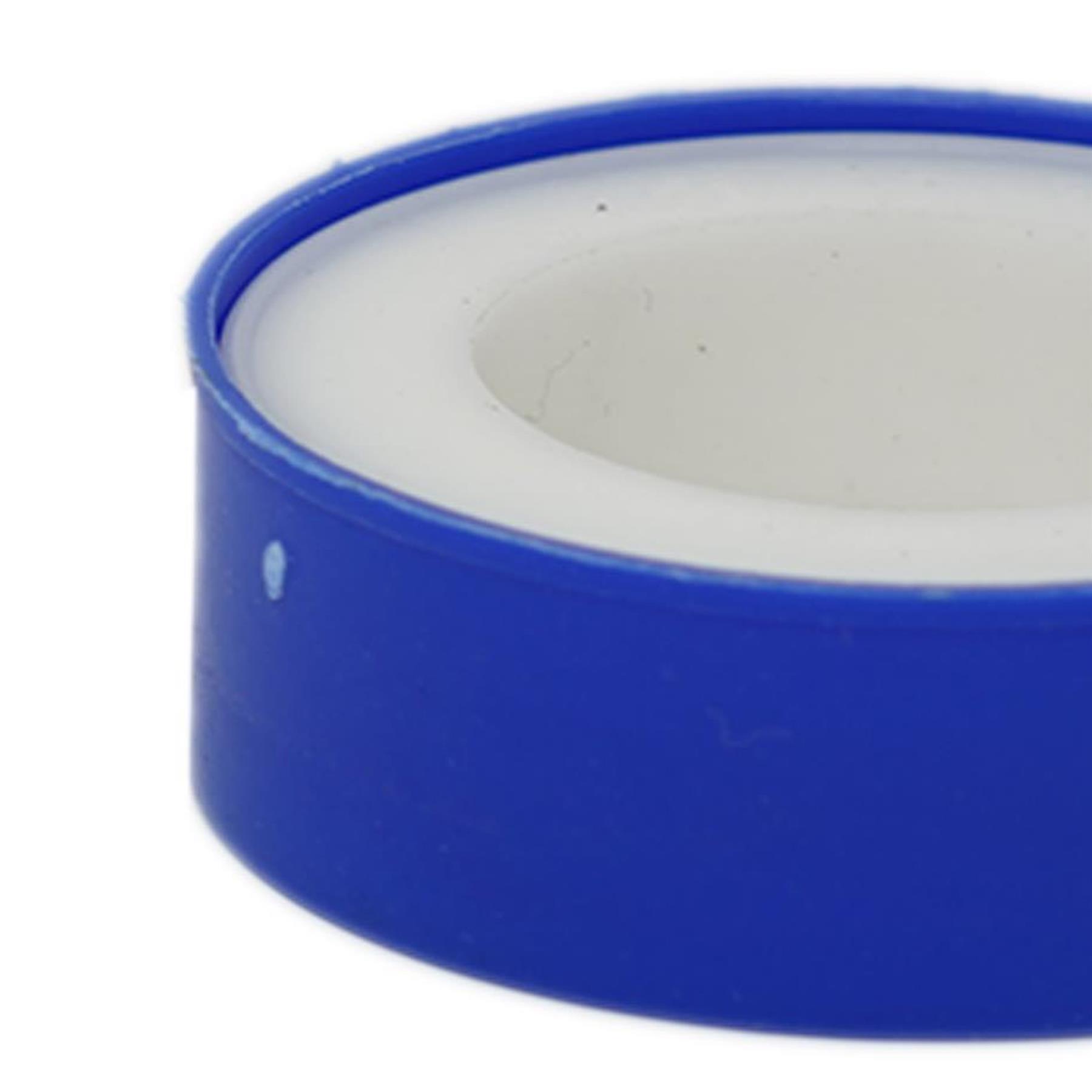 PTFE Teflon Threaded Sealing Tape Adhesive Plumbers Water Tight 12m x ...