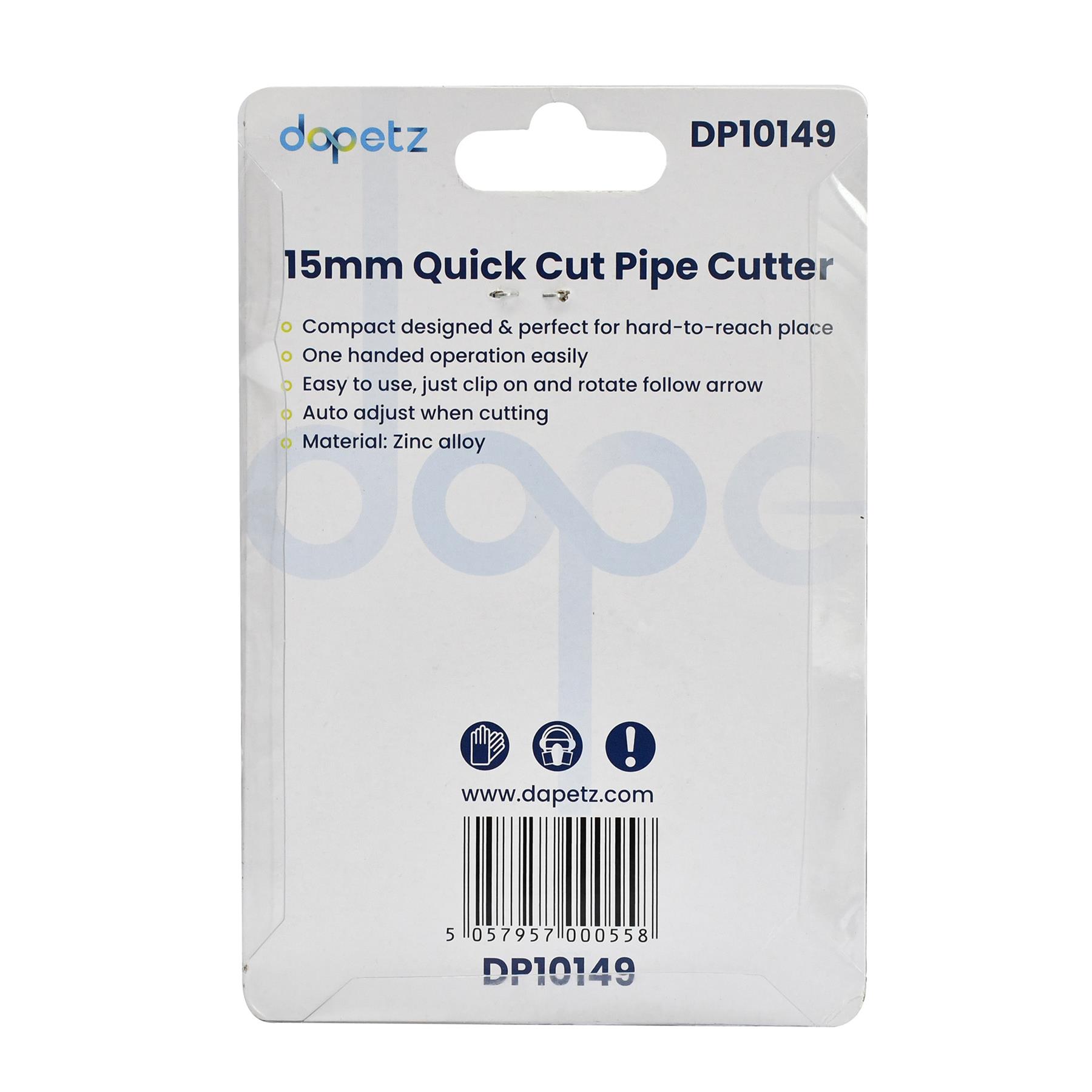 Pipe slice Copper Pipe Cutter set 15mm, 22mm or 28mm Tube Cutter ...
